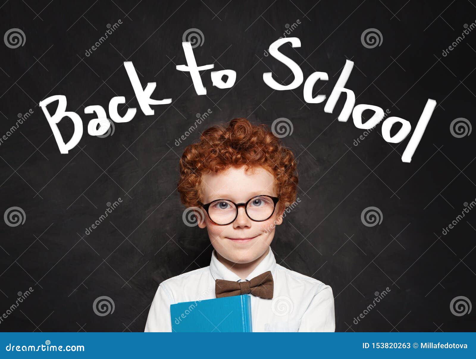 Back To School Portrait of Smart Boy Student Stock Image - Image of ...