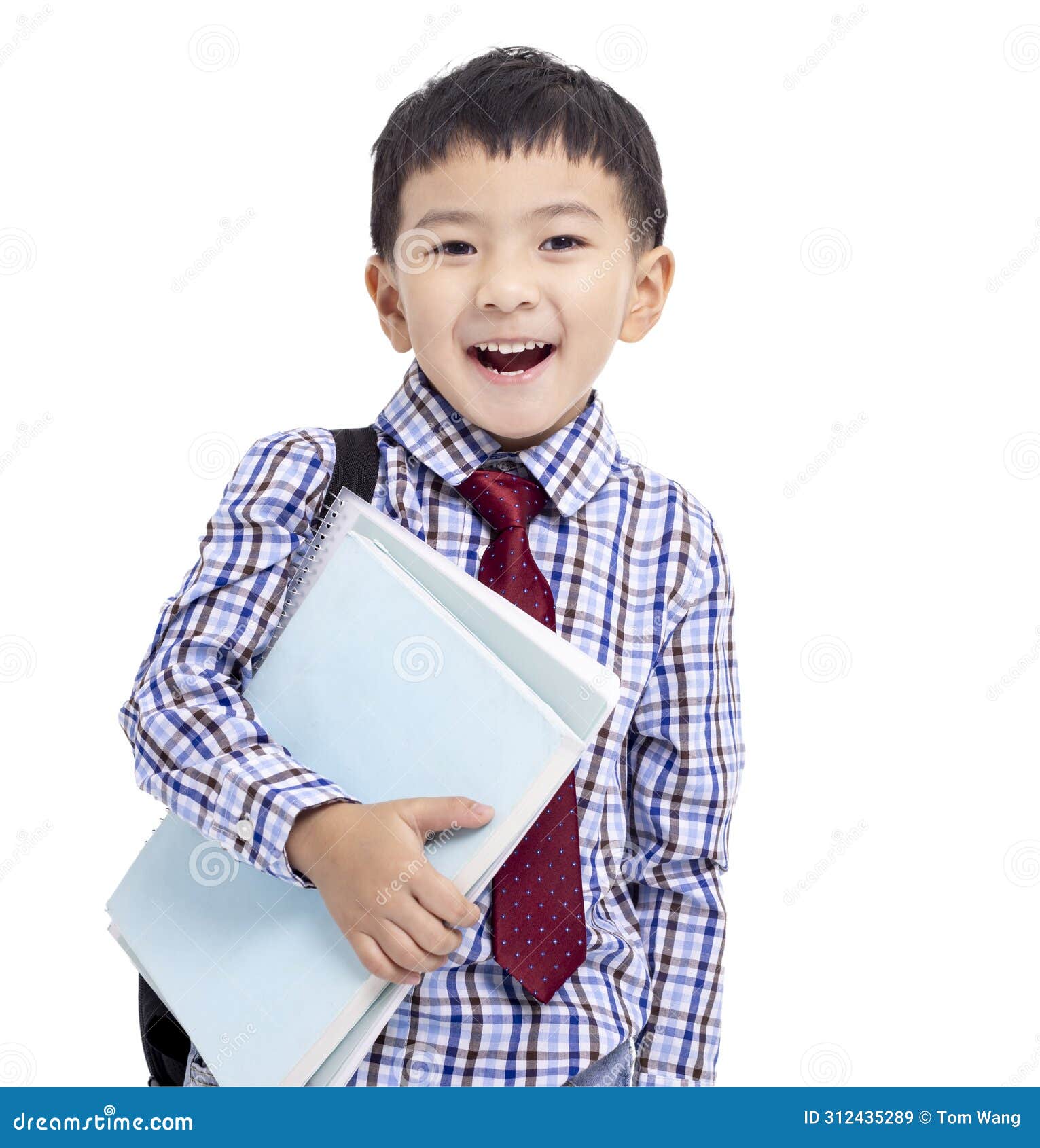 Back To School. Schoolboy Student Holding with Books Stock Image ...