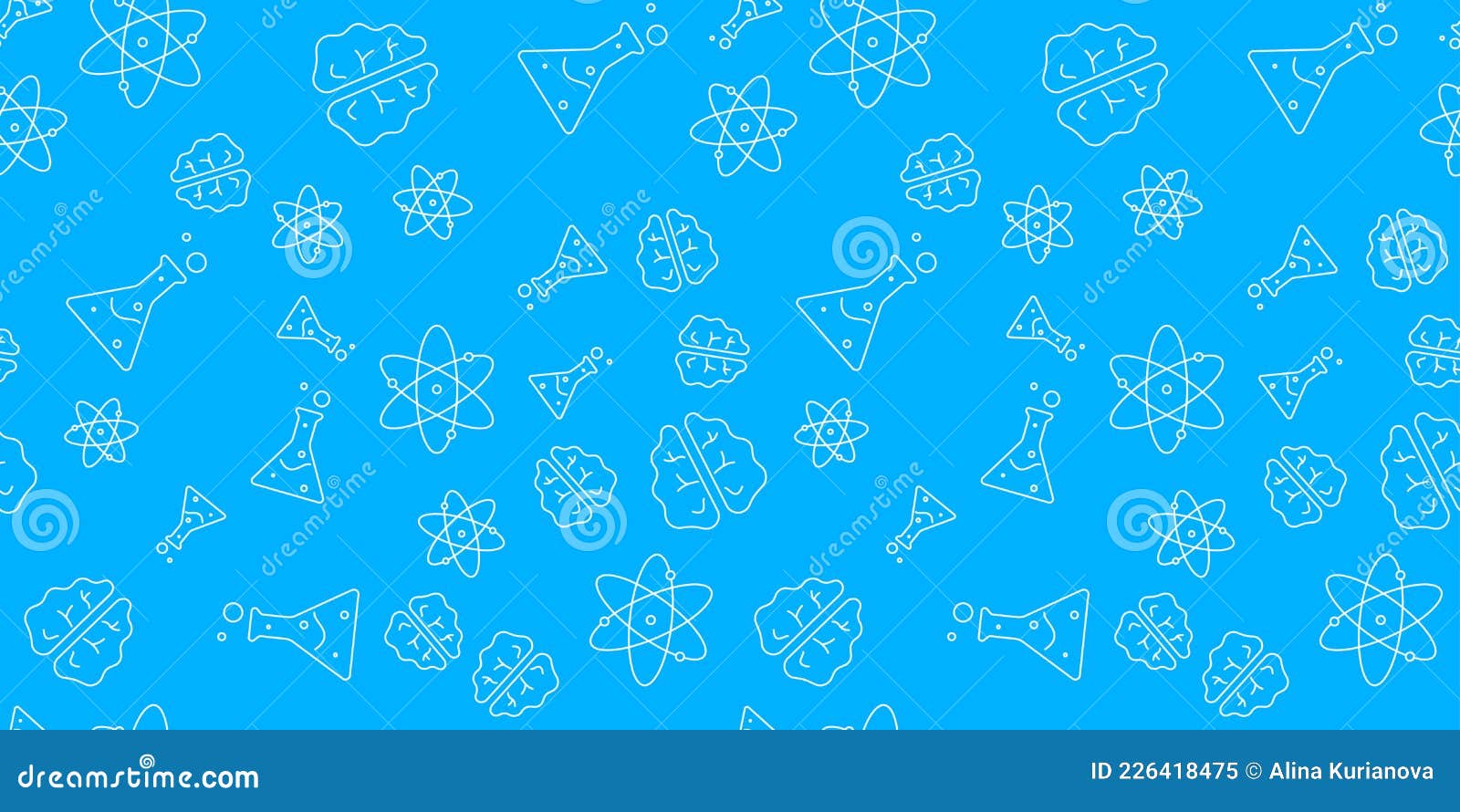 Back To School Seamless Pattern. Learning Concept. Background with ...