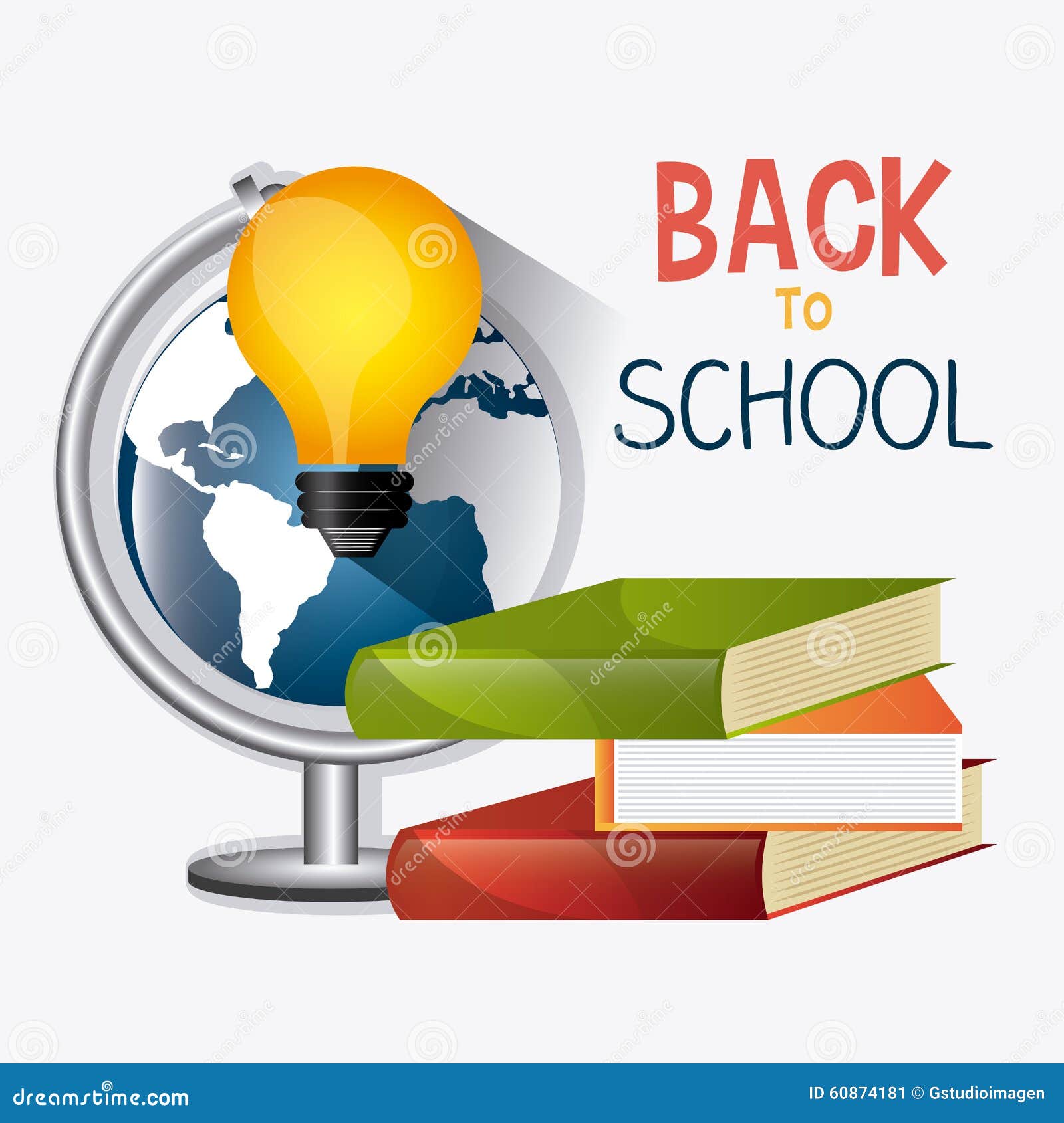Back To School Season Design. Stock Vector - Illustration of school ...