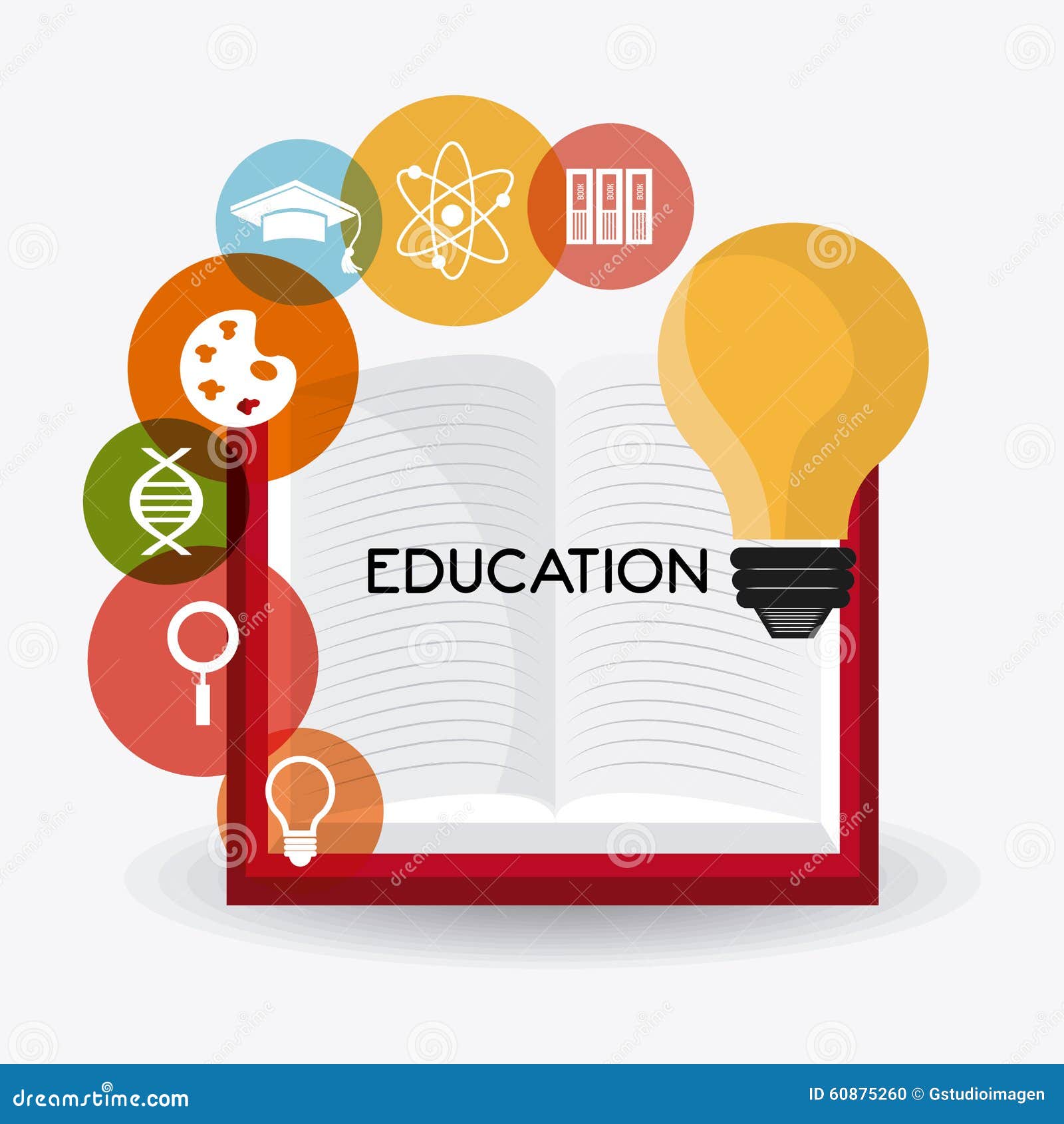 Back To School Season Design. Stock Vector - Illustration of element ...