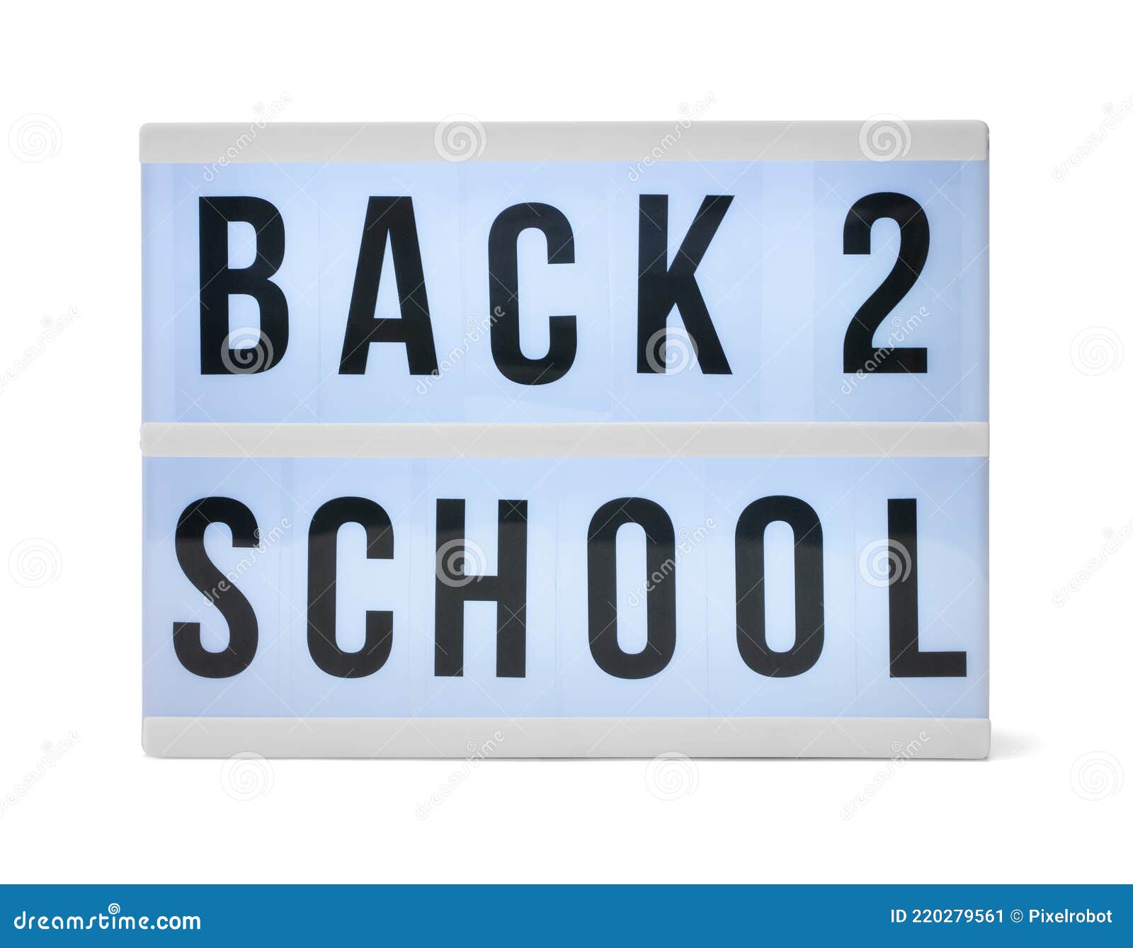 Back To School Sign stock image. Image of sign, billboard - 220279561