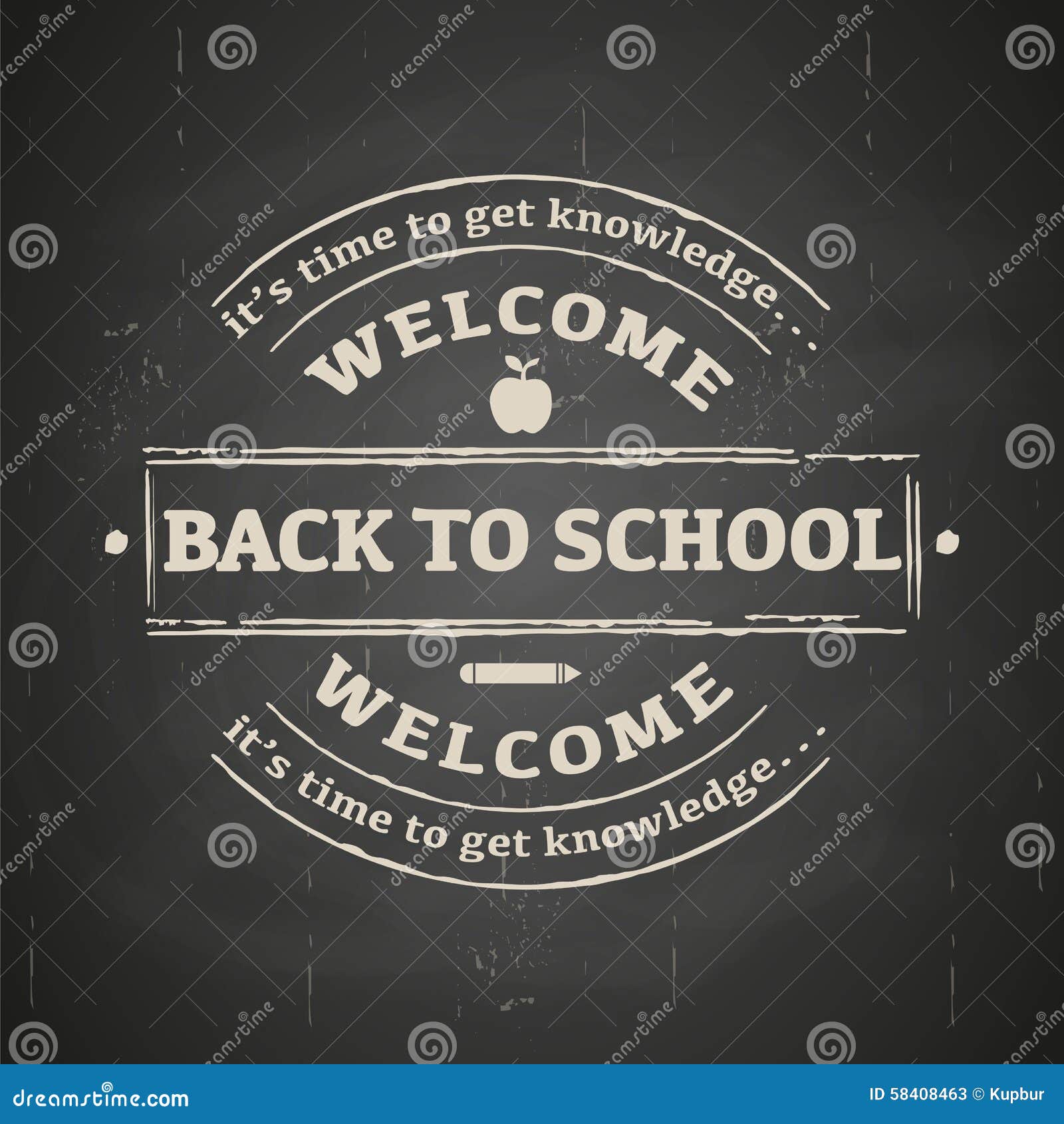 Back to school stamp stock vector. Illustration of quiz - 58408463