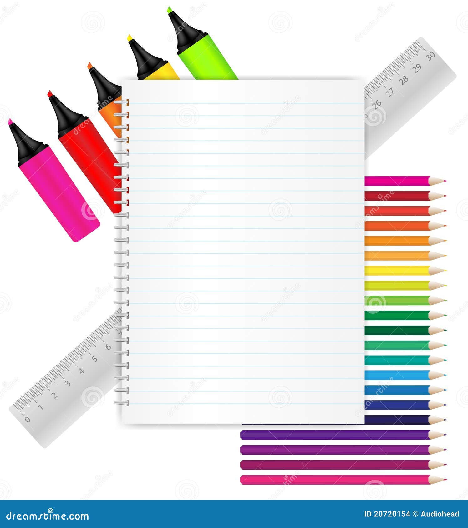 Back To School - Stationery Stock Vector - Illustration of pencils ...