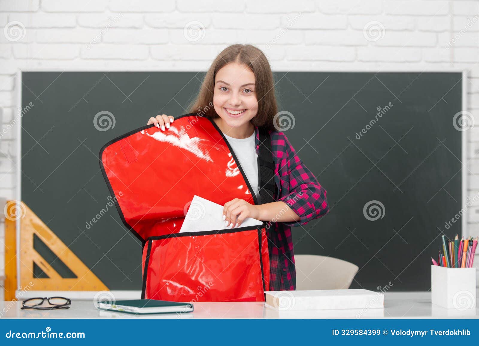 Back To School. School and Students in Classroom. Education Kids. Child ...