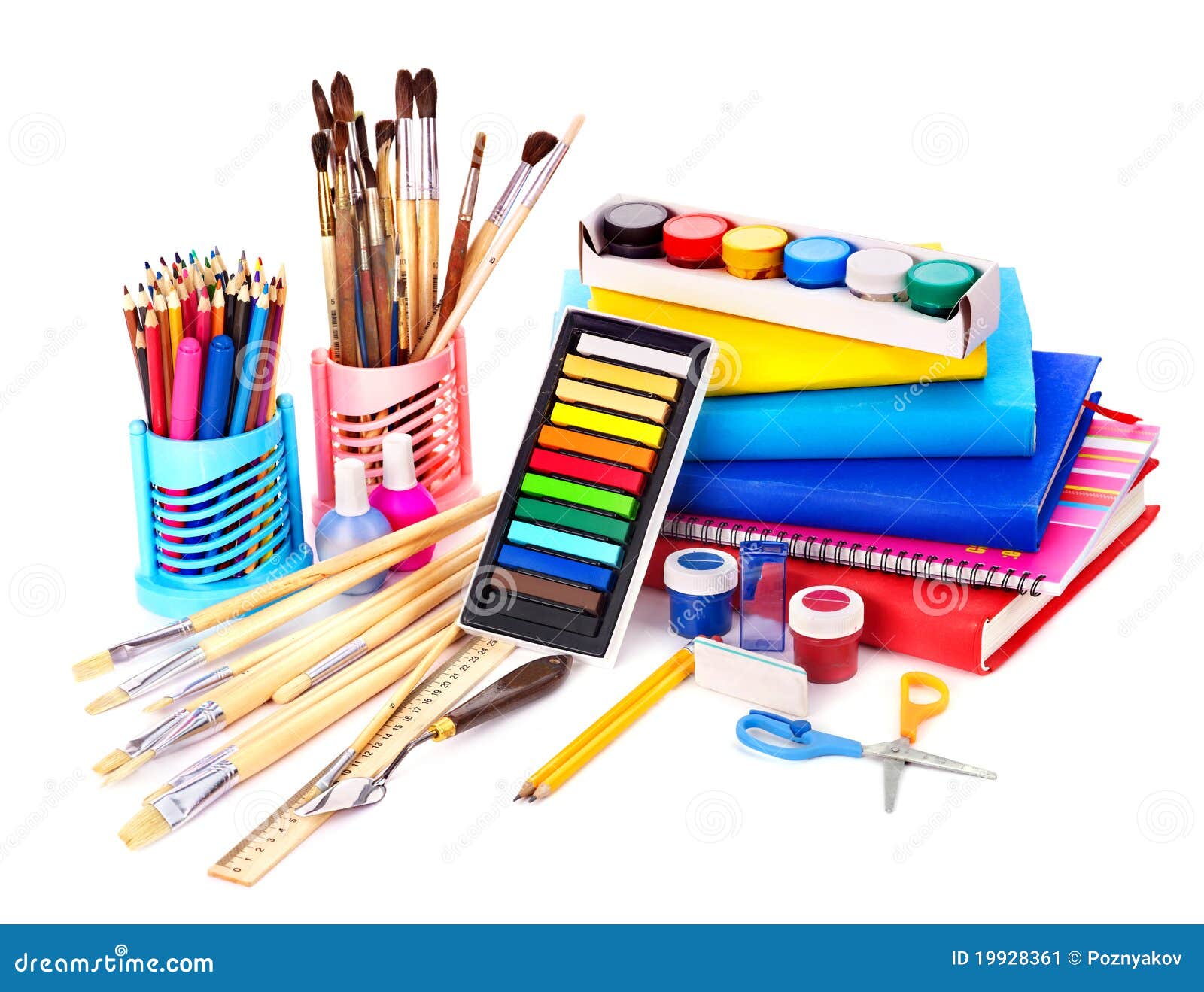Back to school supplies. stock image. Image of lifestyles - 19928361
