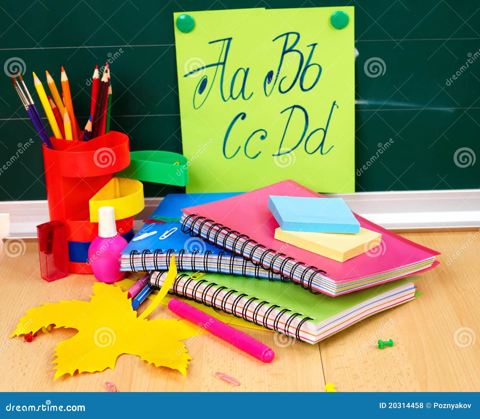 Back to school supplies. stock photo. Image of lifestyles - 20314458