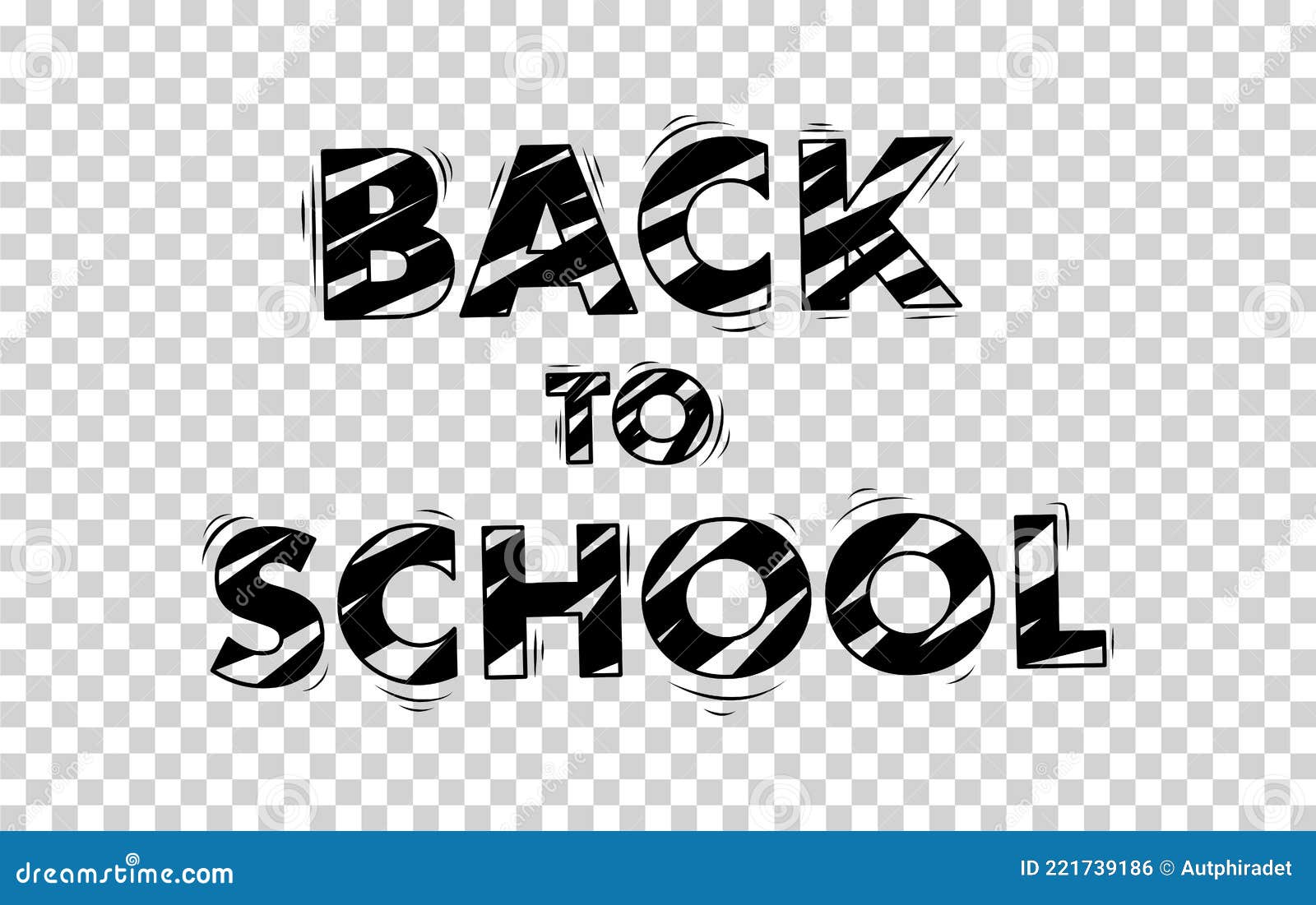 Back To School Text on Png or Transparent Background,vector ...