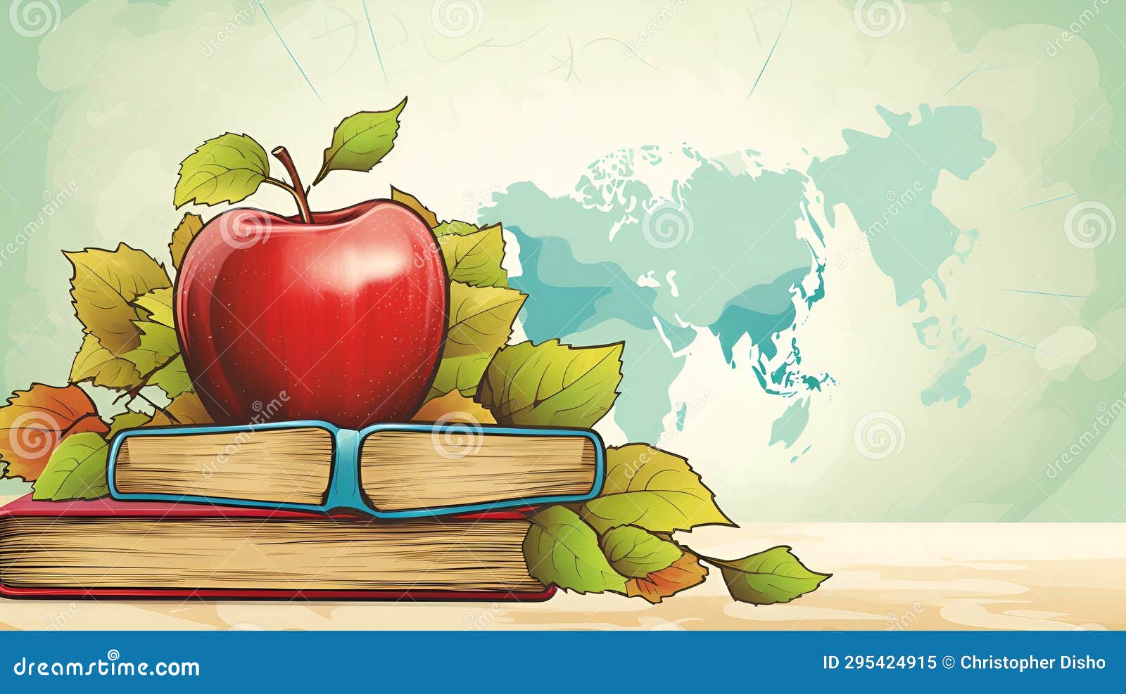 A Back To School Theme Background for Educational Presentations and ...