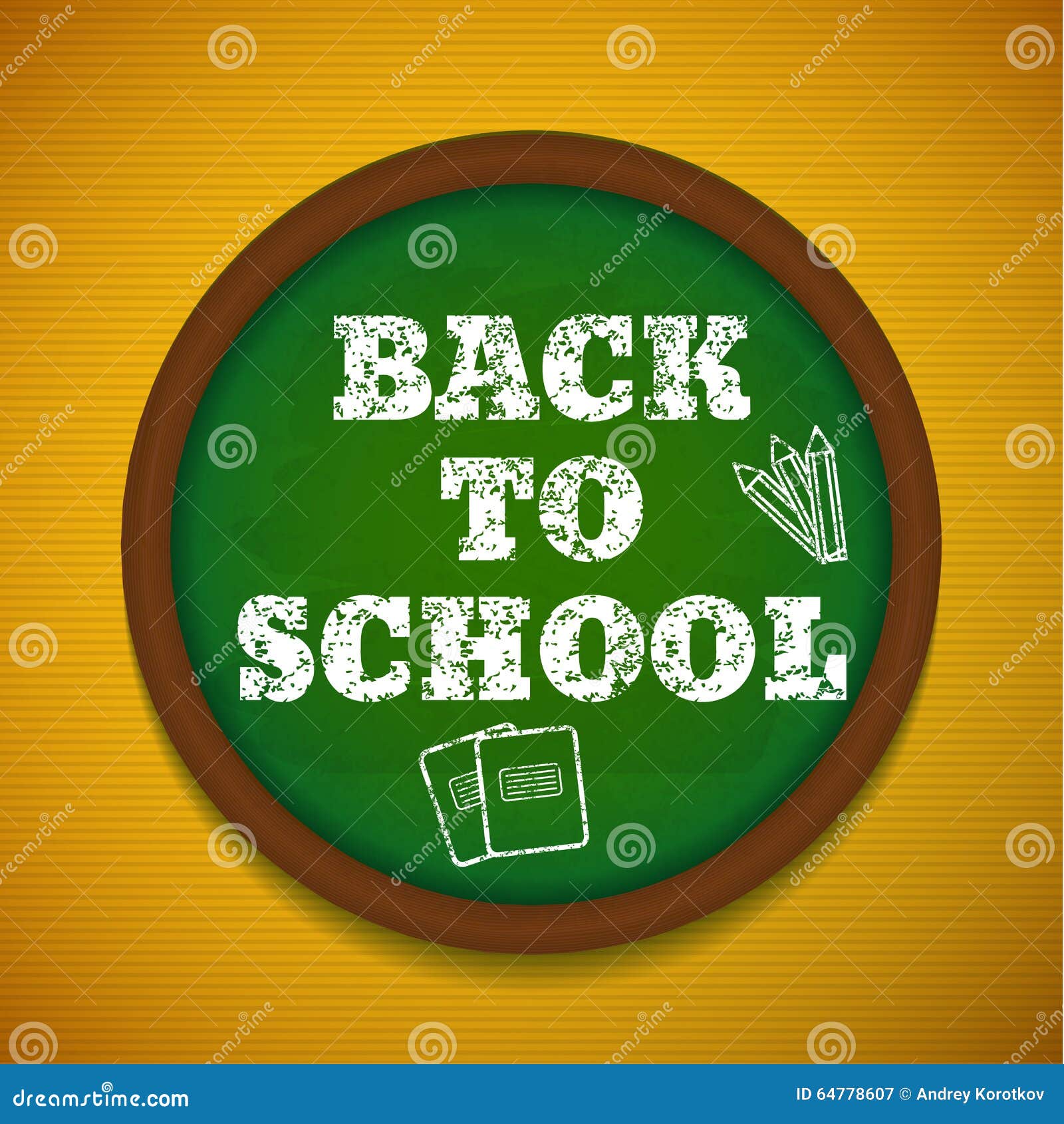 Back To School Theme Objects Eps 10 Stock Vector - Illustration of ...