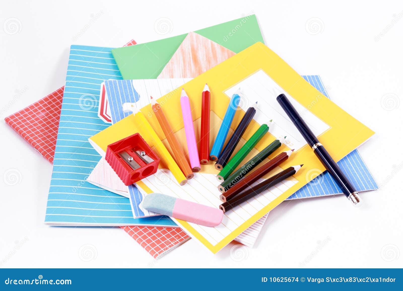 Back to school tools stock photo. Image of notes, book - 10625674