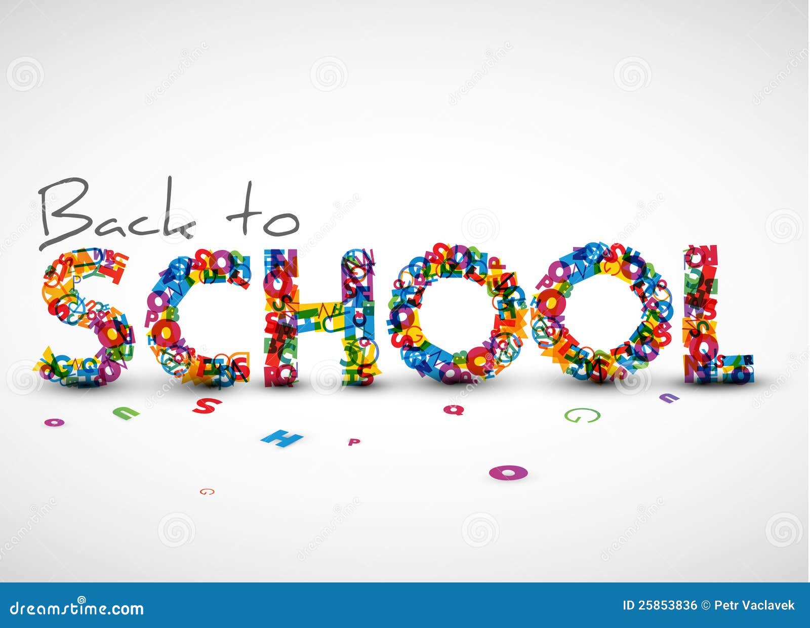 Back To School Vector Illustration Stock Vector - Illustration of ...