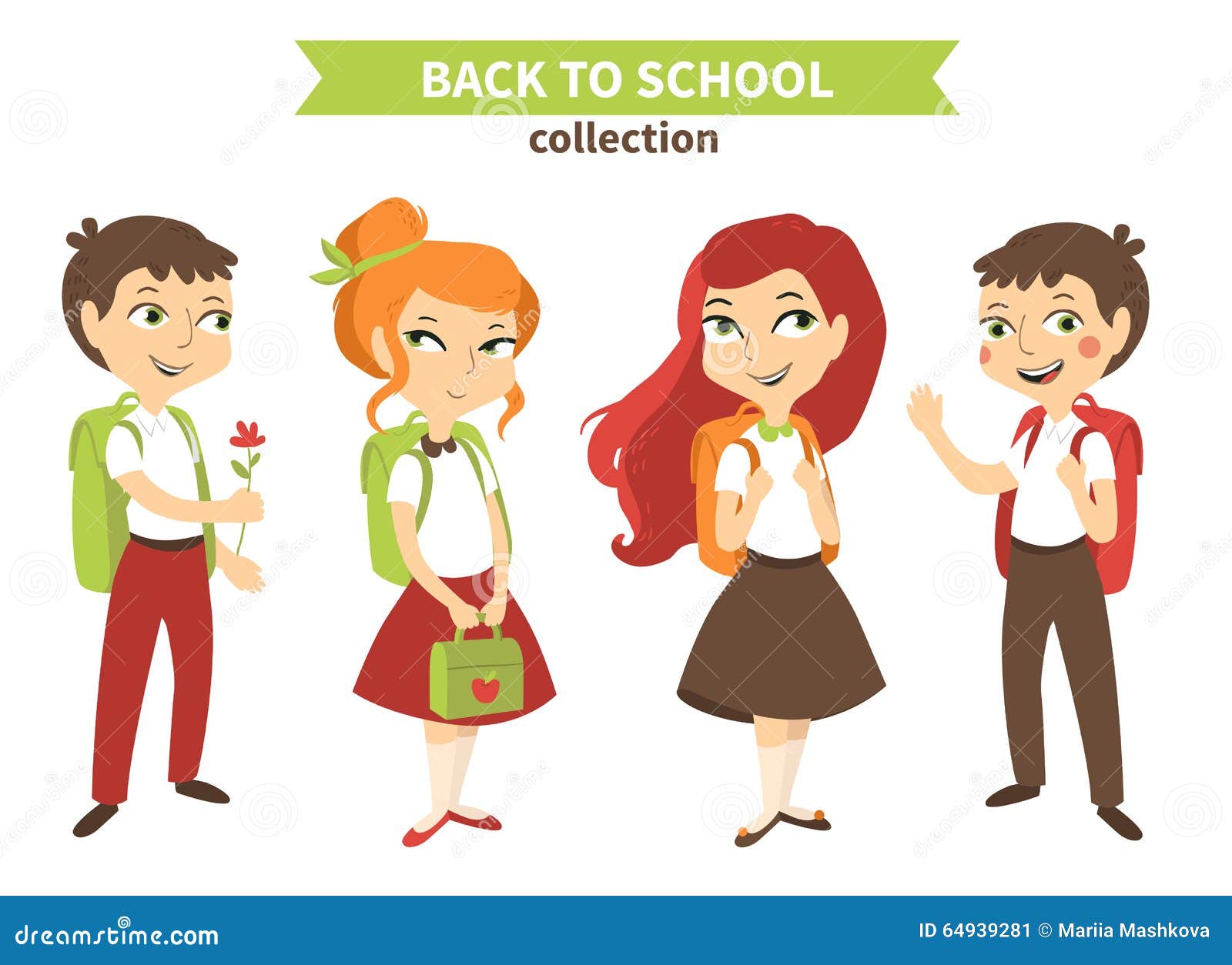 Standing Students - Continuous Line Drawing Vector Illustration ...