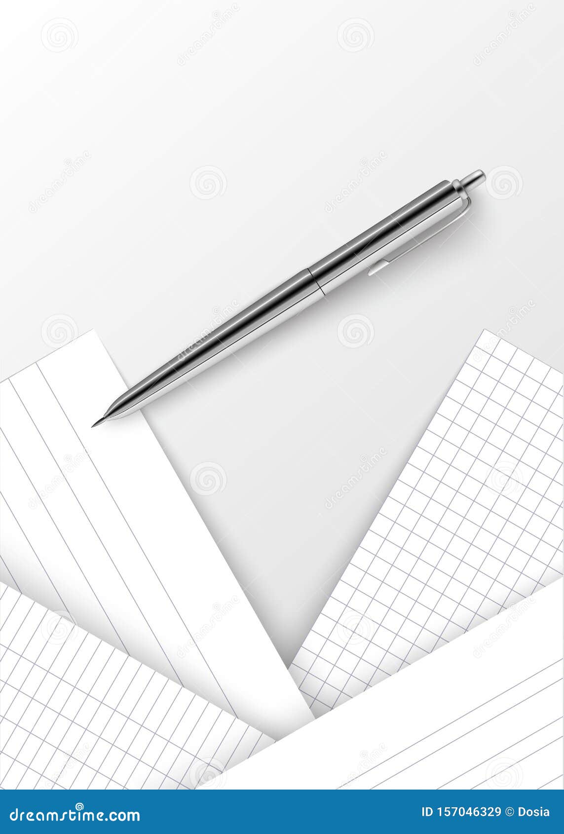 Back To School Vertical Background with Sheets Stock Vector ...