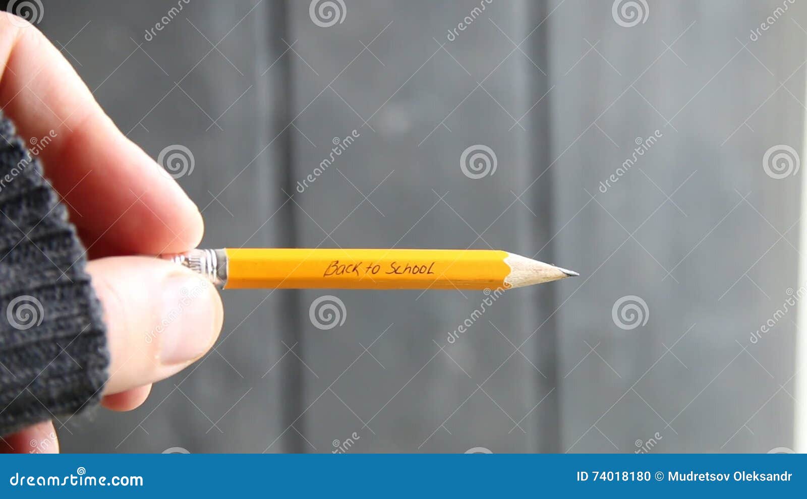 Back To School - Written in Pencil Stock Footage - Video of education ...