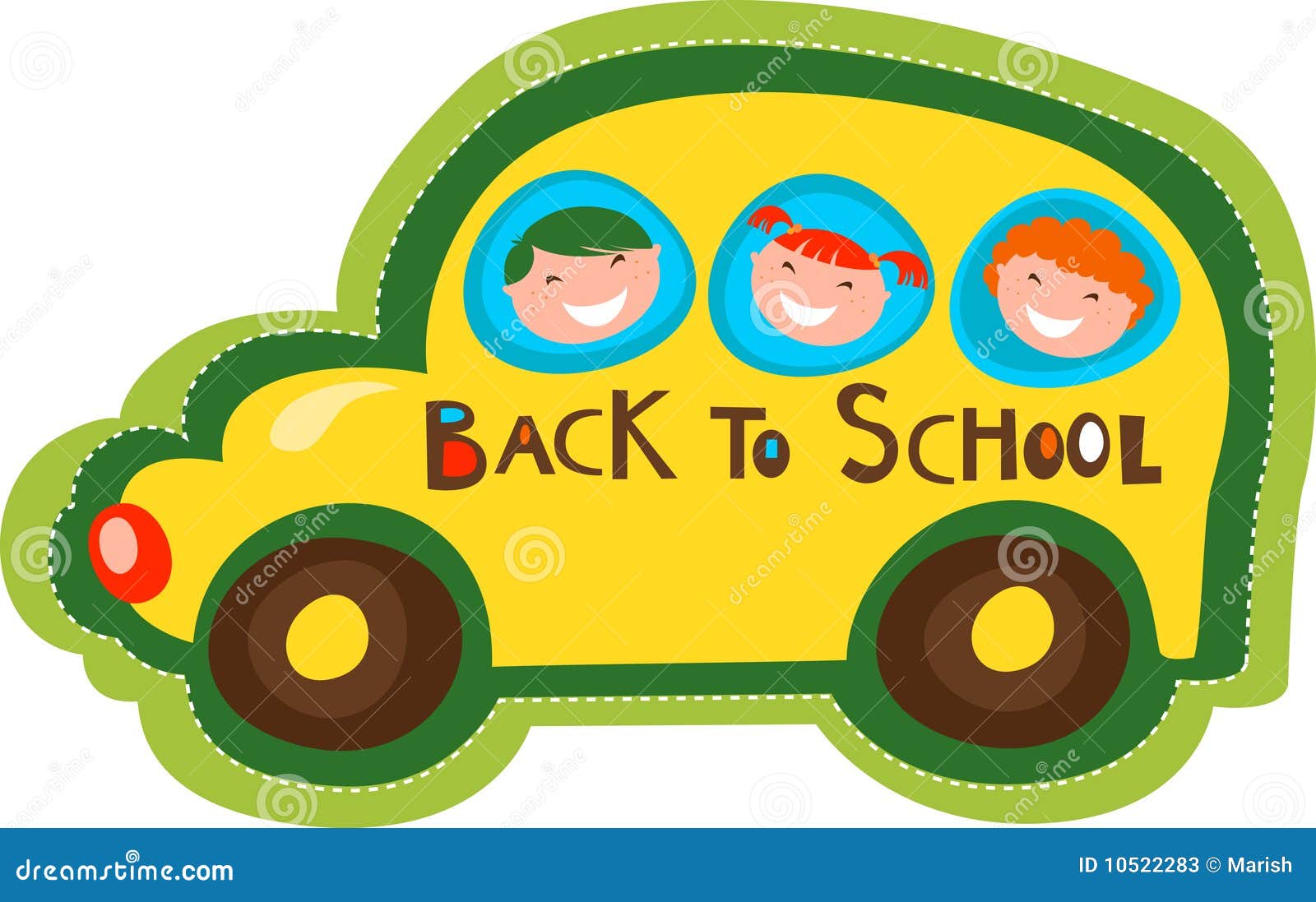 School Bag. Yellow Backpack Or Rucksack. Student Sack Cartoon Vector ...