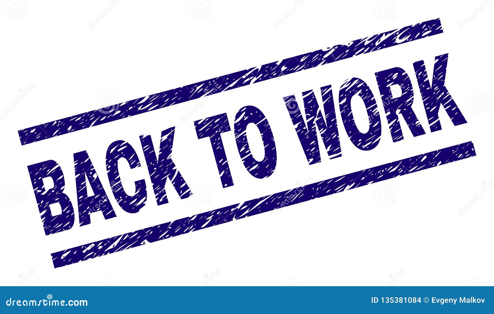 Scratched Textured BACK TO WORK Stamp Seal Stock Vector - Illustration ...