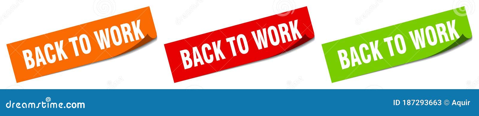 Back To Work Sticker. Back To Work Square Isolated Sign Stock Vector ...