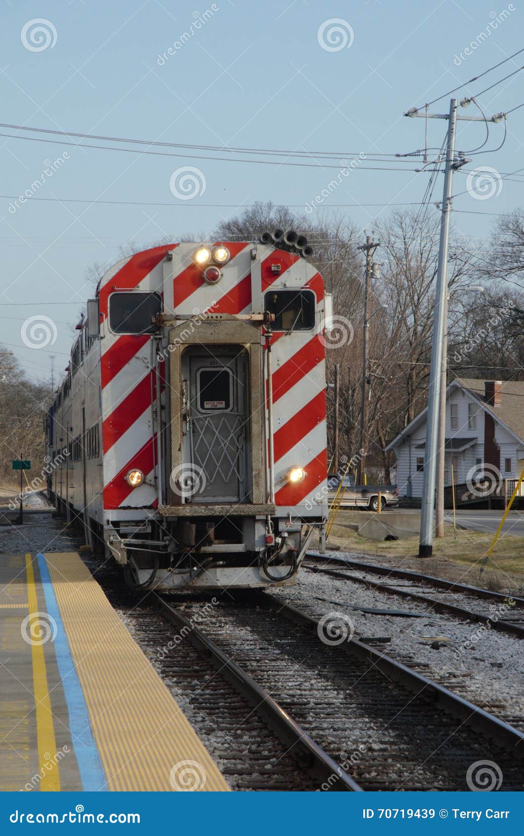 Back of train stock image. Image of blue, power, station - 70719439