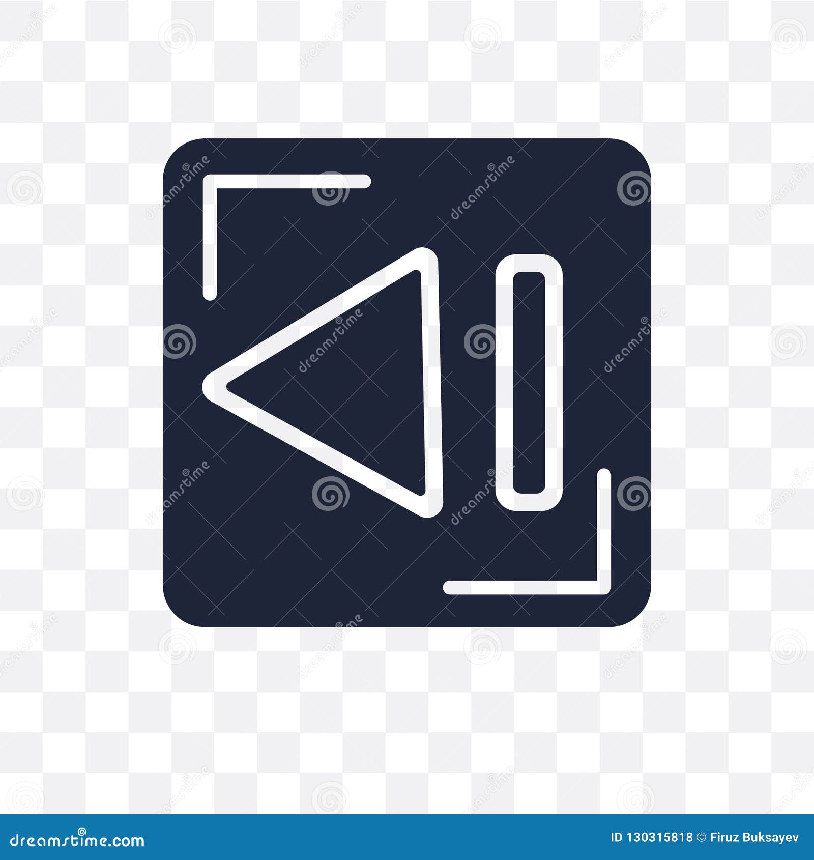 Back Transparent Icon. Back Symbol Design from Web Navigation Co Stock ...