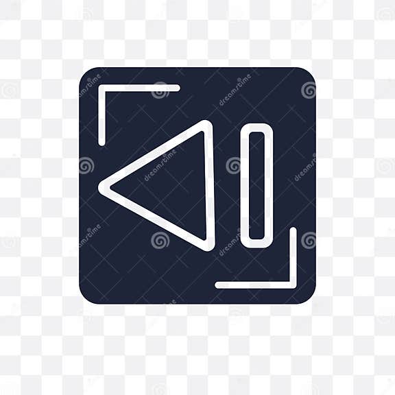 Back Transparent Icon. Back Symbol Design from Web Navigation Co Stock ...