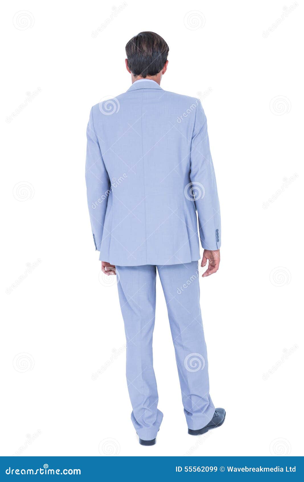 A Back Turned Businessman on a Background Stock Image - Image of ...