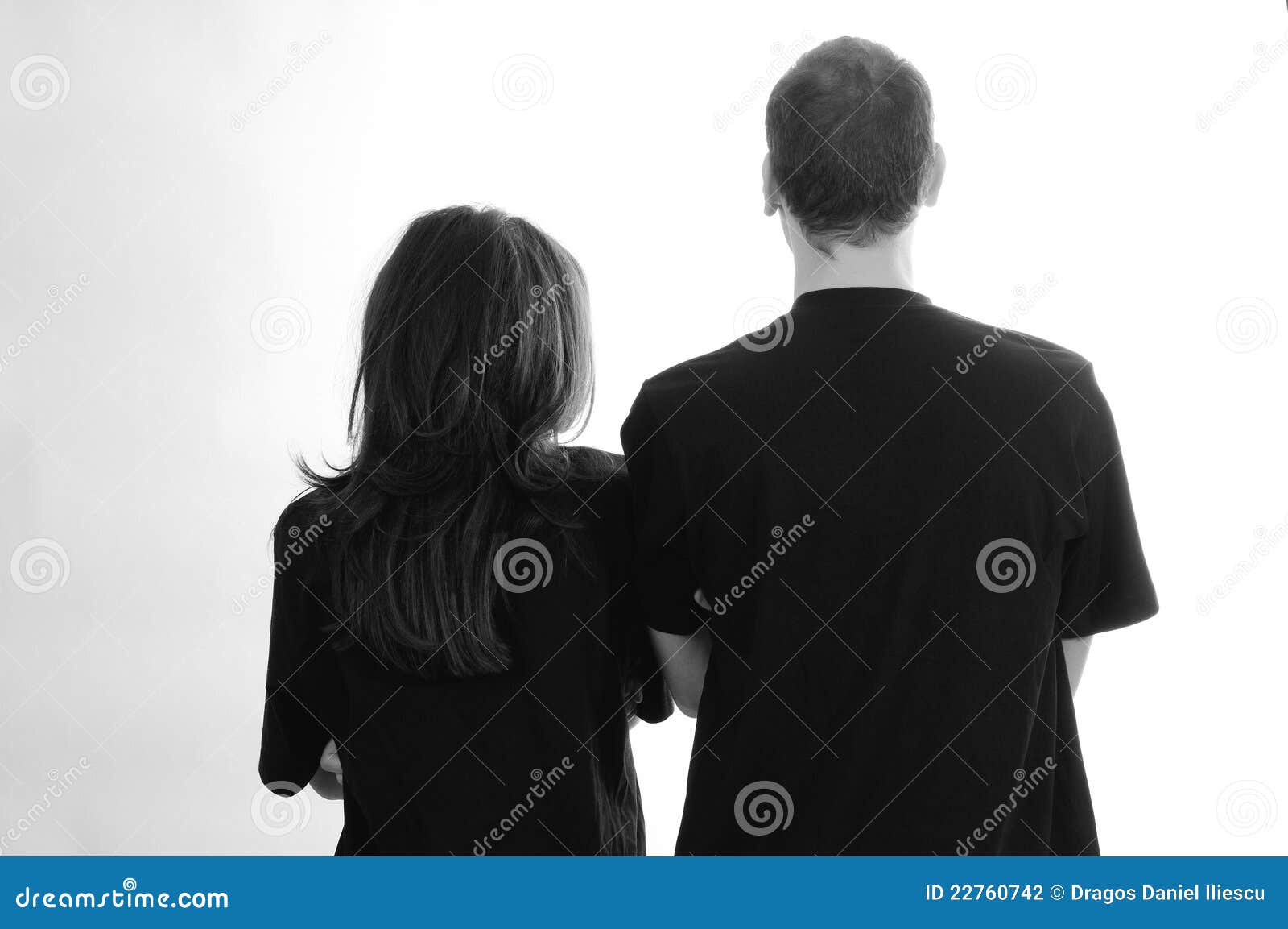 Back of two teens stock photo. Image of back, teenagers - 22760742