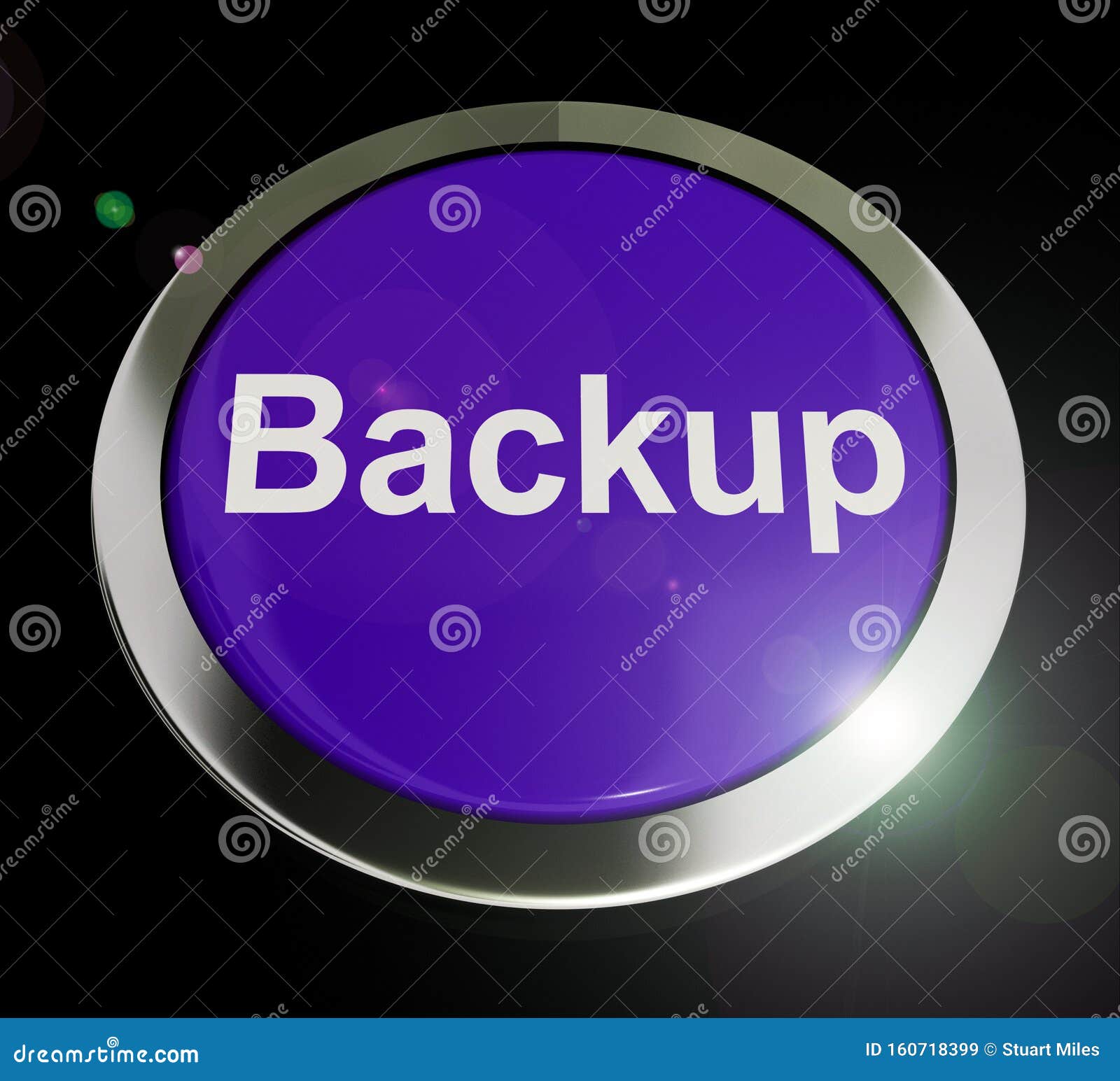 Back Up Data Concept Icon Shows the Importance of a Backup Plan - 3d ...