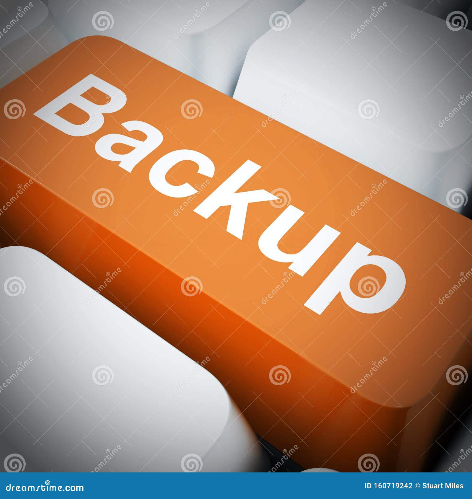Back Up Data Concept Icon Shows the Importance of a Backup Plan - 3d ...