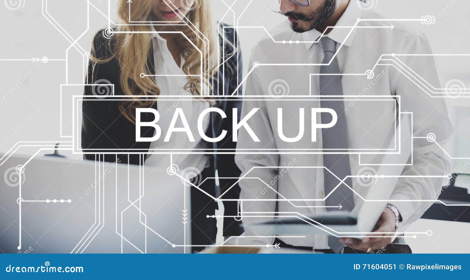 Back Up Storage Technology Database Circuit Board Concept Stock Image ...