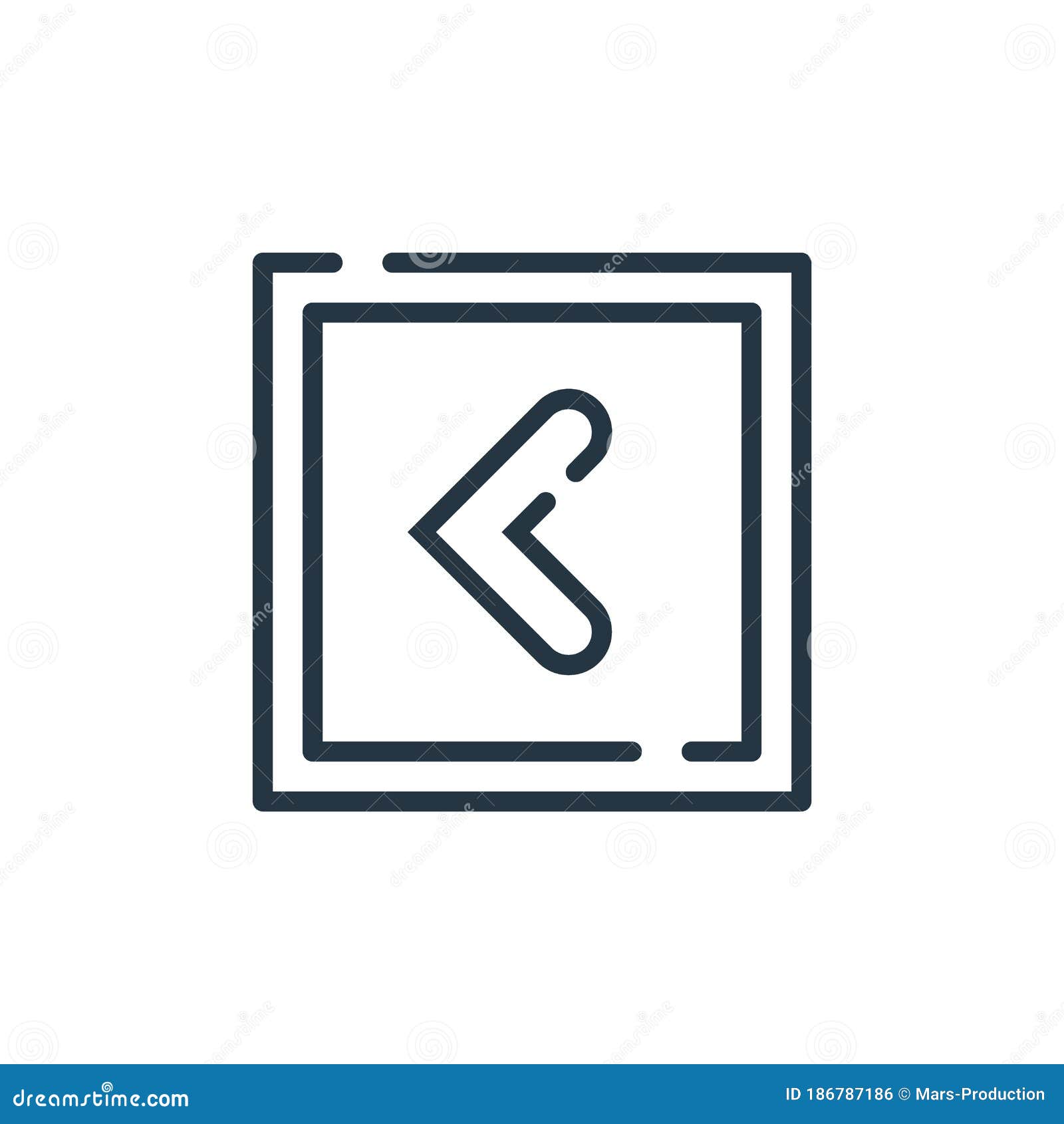 Back Vector Icon. Back Editable Stroke. Back Linear Symbol for Use on ...