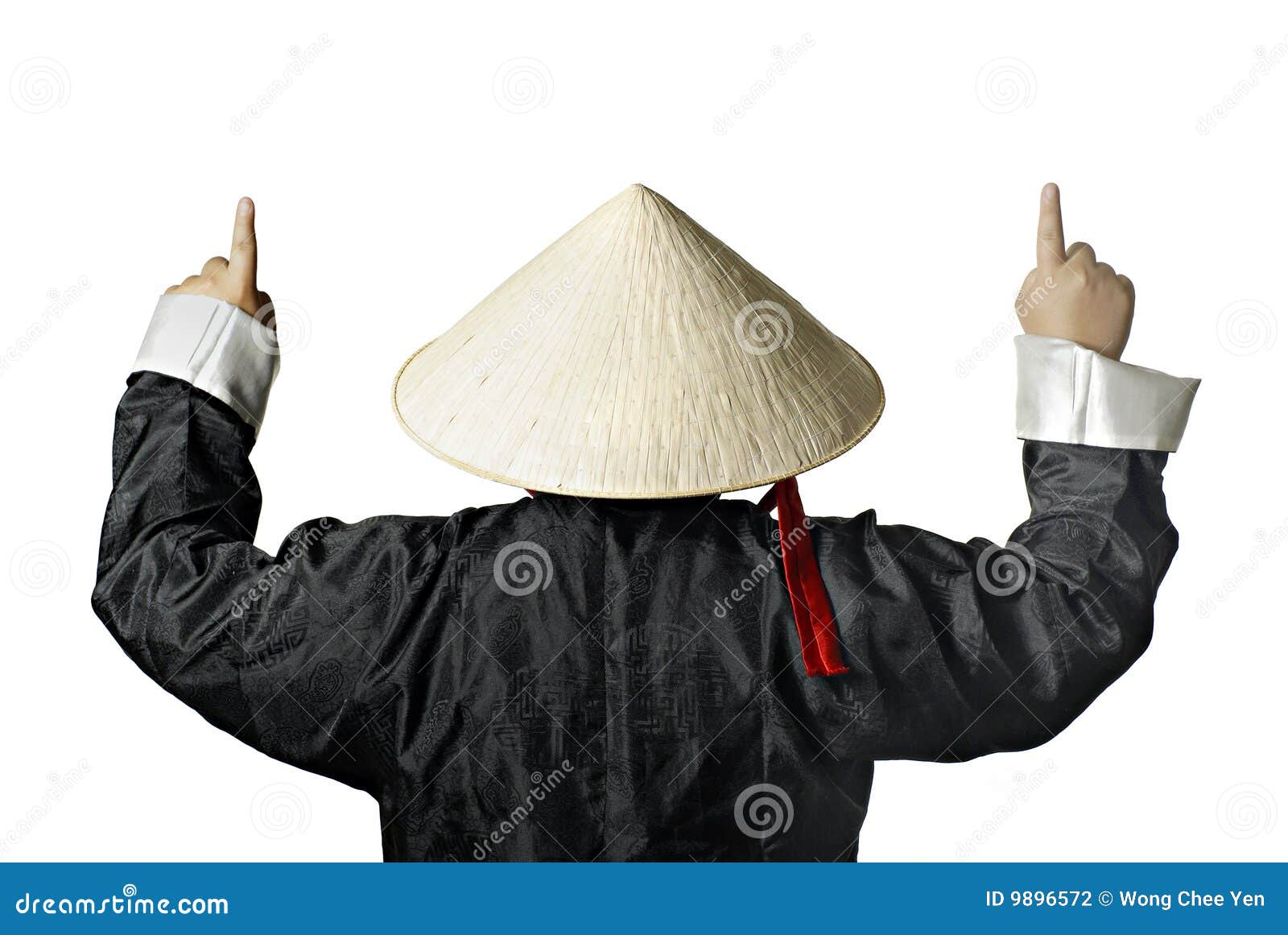 Back vietnam man point up stock photo. Image of oriental - 9896572