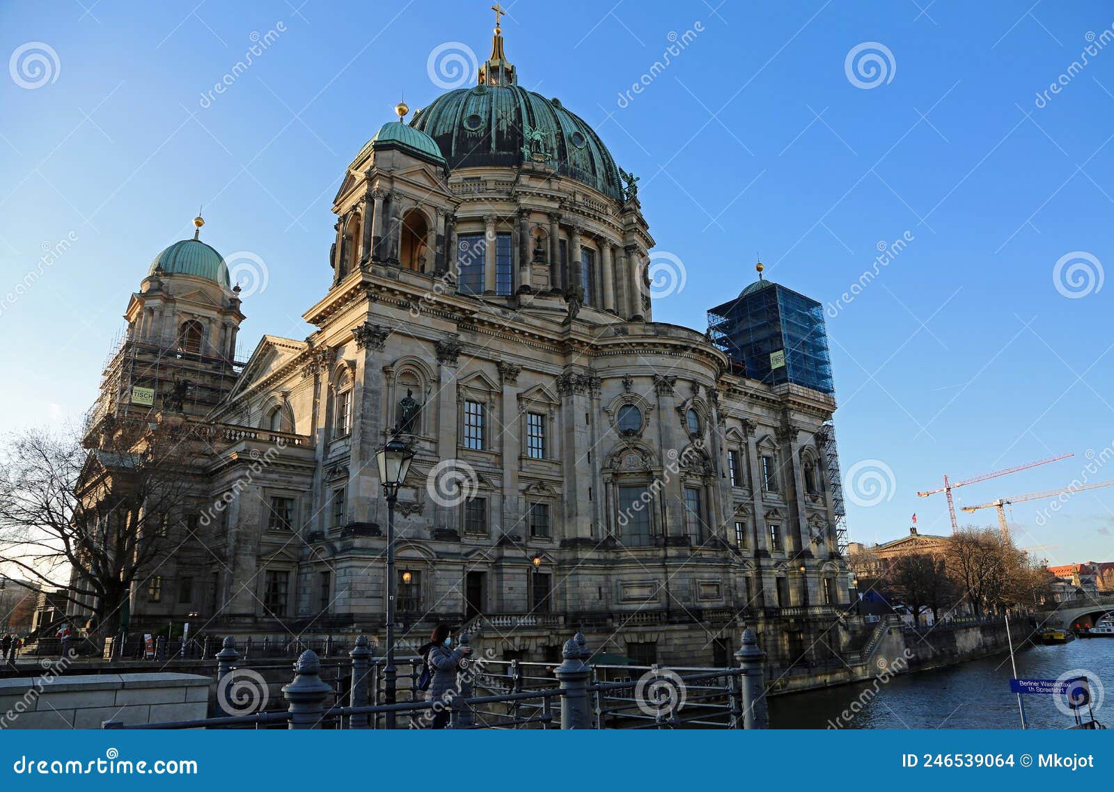 Back View at Berlin Cathedral Stock Photo - Image of germany ...