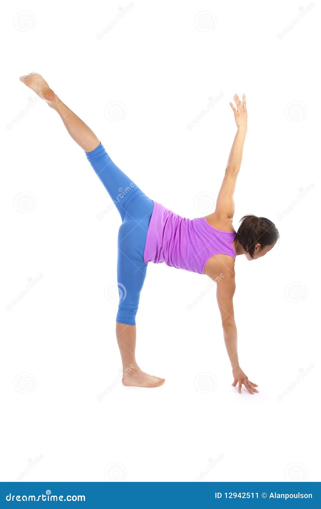 Back view body stretch stock image. Image of meditate - 12942511