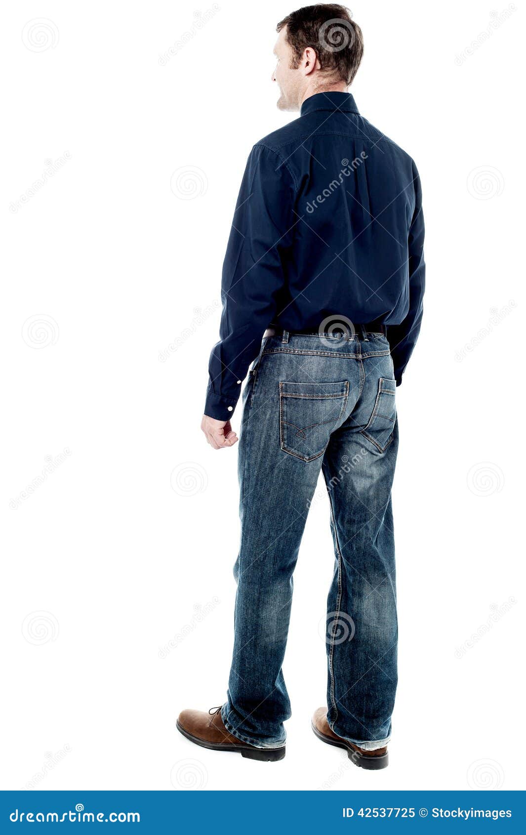 Back View of Business Executive Stock Image - Image of stylish, person ...