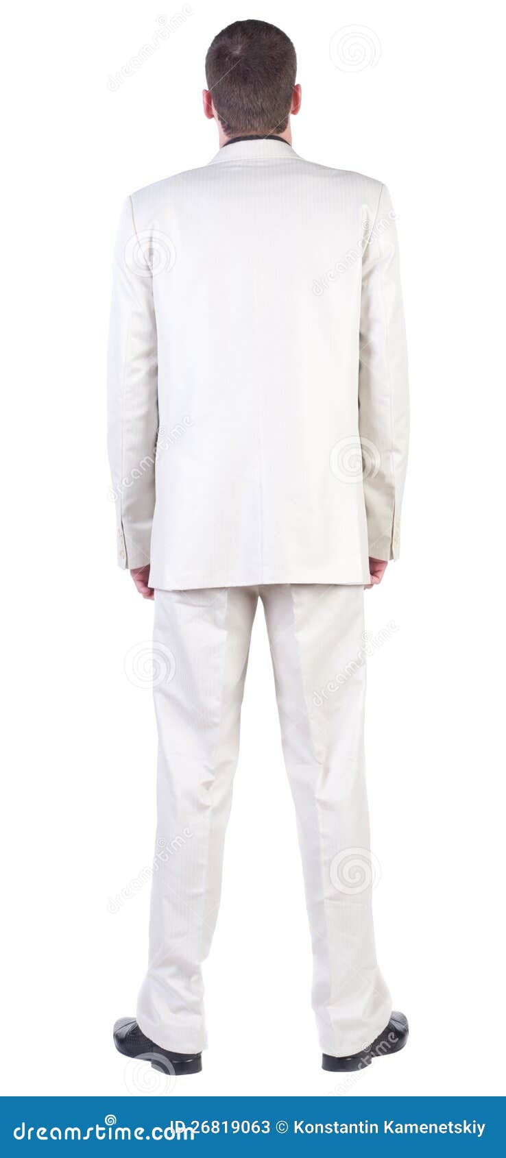 Back View of Business Man Looks Ahead Stock Image - Image of backside ... Back View of Business Man Looks Ahead Stock Image - Image of backside ...