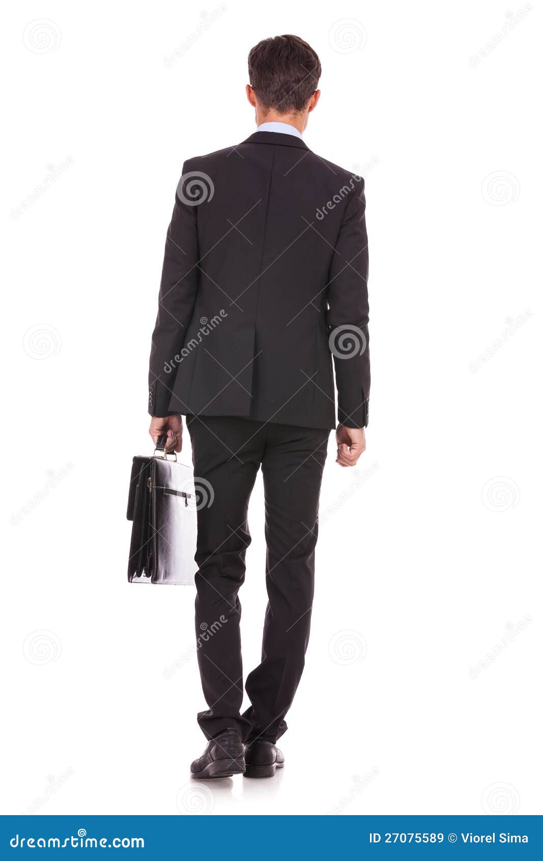 Man Standing Up Back Man Back View Stock Photo. Image Of Male, Young,