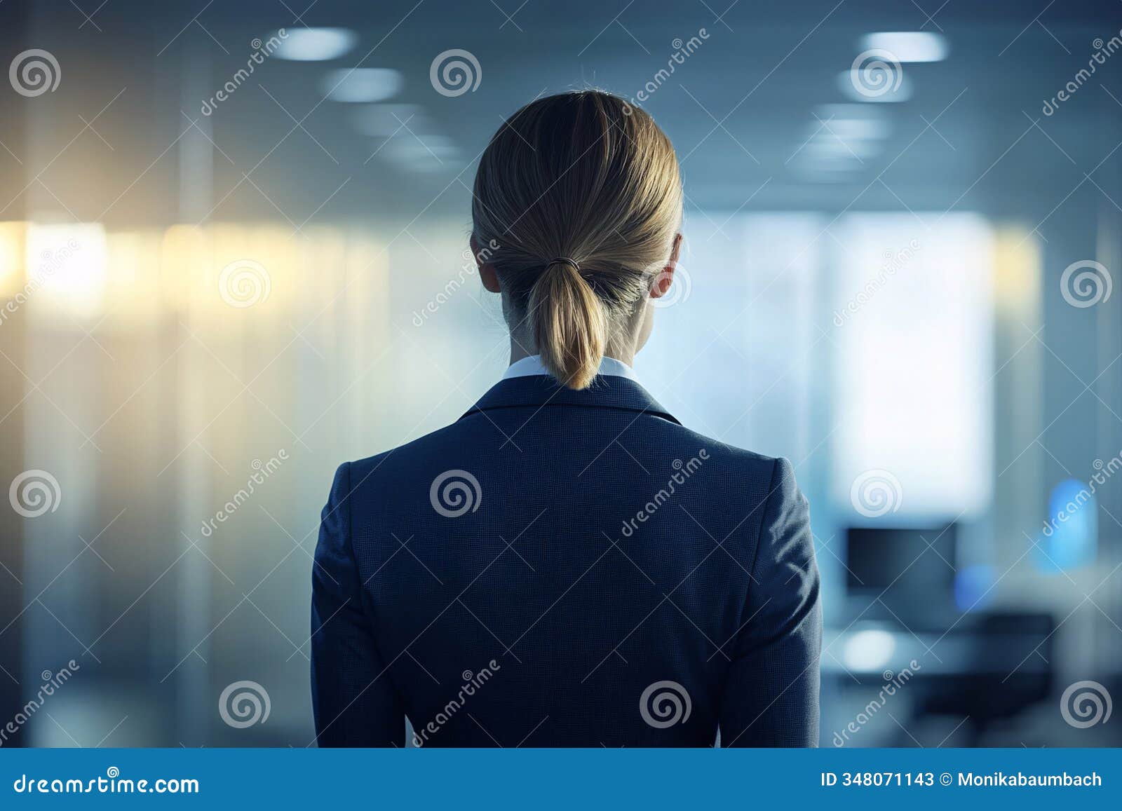 Back View of Business Woman in Office Stock Illustration - Illustration ... Back View of Business Woman in Office Stock Illustration - Illustration ...