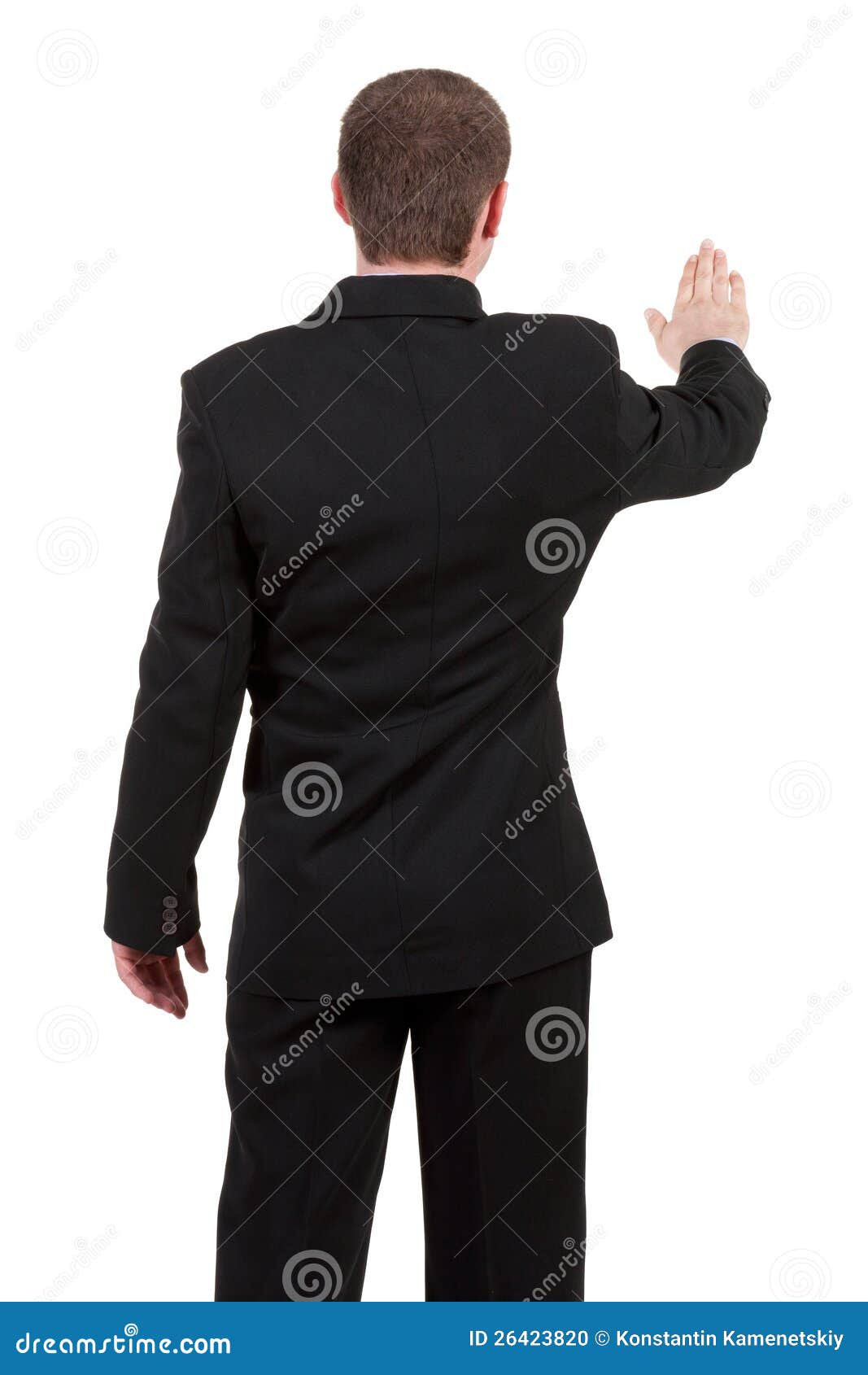 Back view of businessman . stock photo. Image of caucasian - 26423820 Back view of businessman . stock photo. Image of caucasian - 26423820