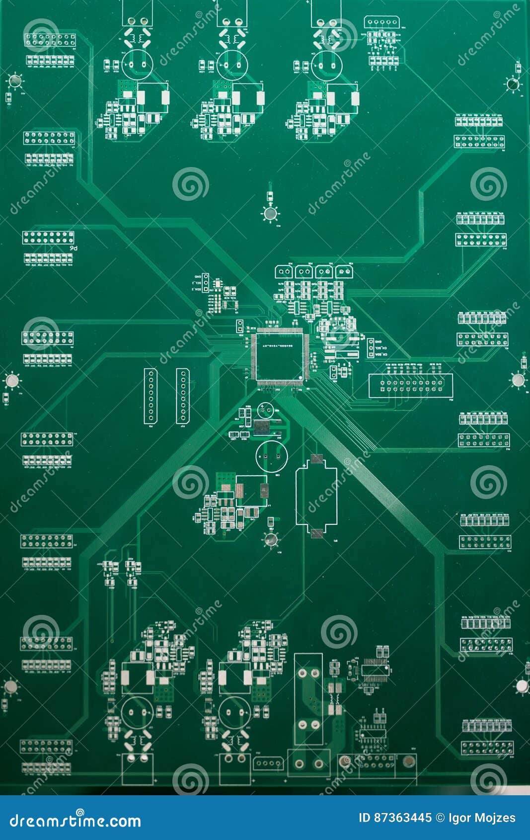 Back View of Circuit Boards Stock Image - Image of backdrop, equipment ...
