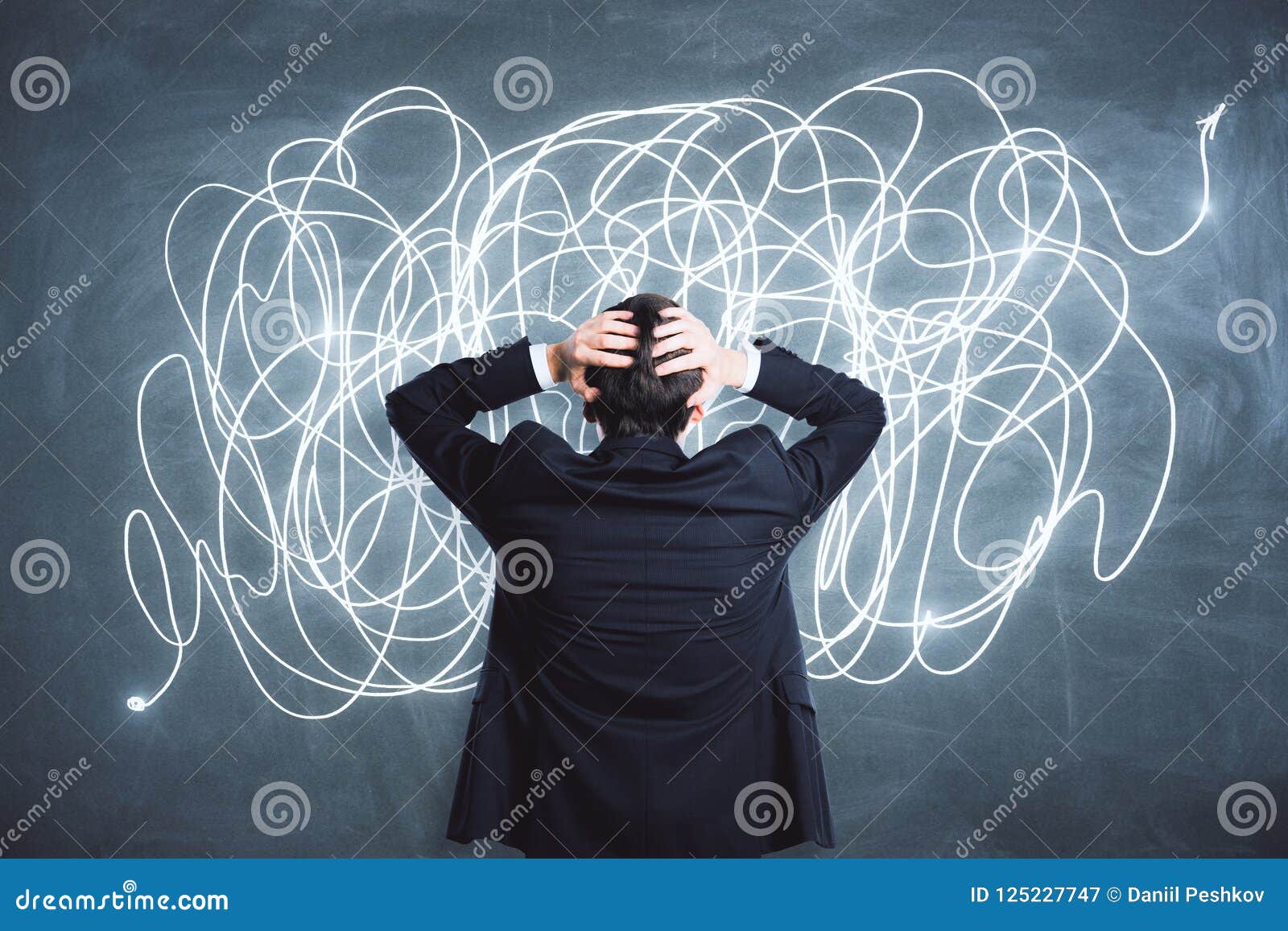 Confusion and Think Concept Stock Image - Image of concept, failure ...