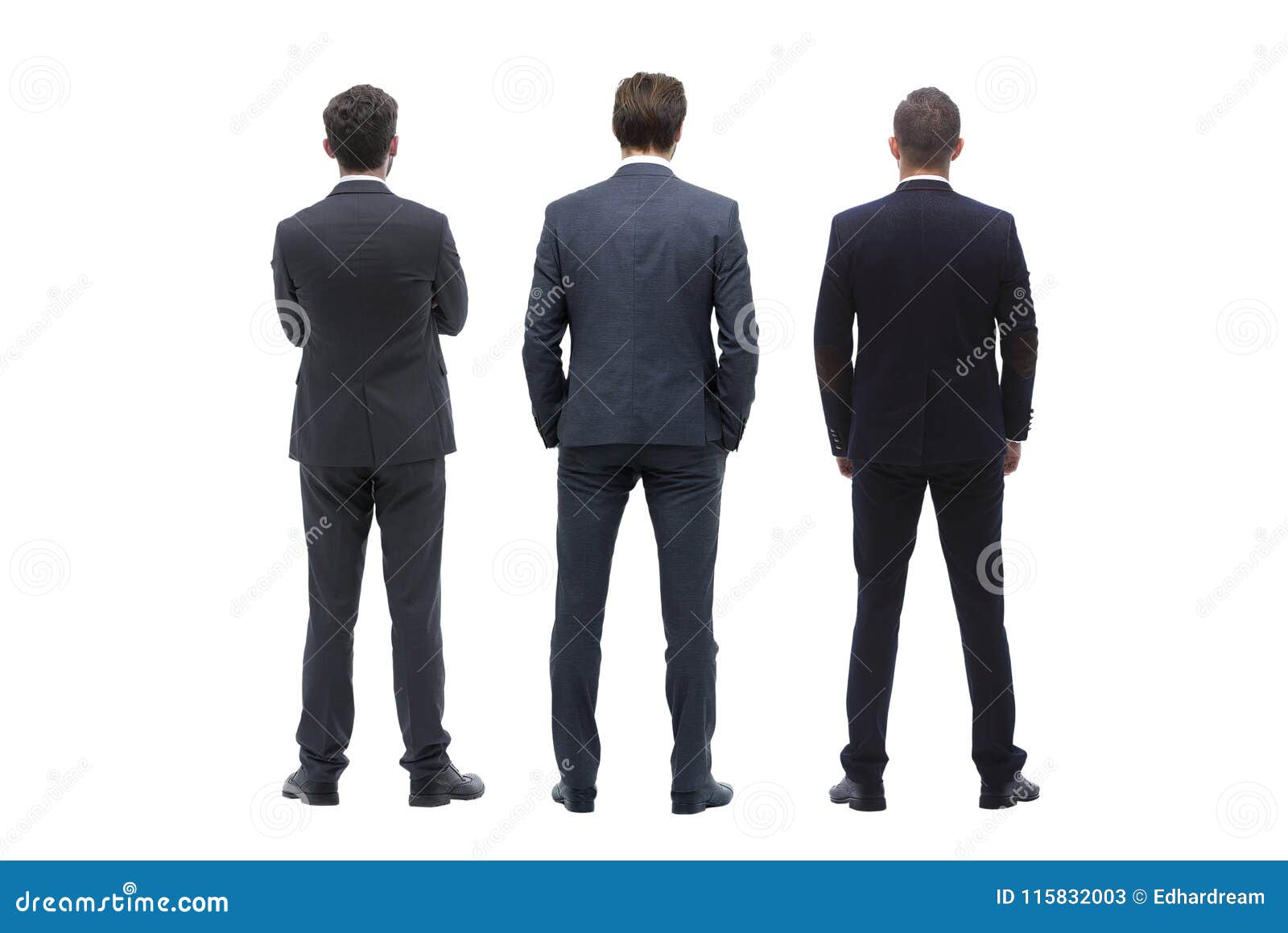 Back View Group of Business People. Rear View. Isolated Over White ... Back View Group of Business People. Rear View. Isolated Over White ...