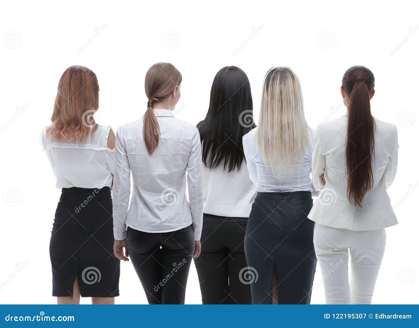 Back View Group of Business People. Rear View. Isolated Over White ... Back View Group of Business People. Rear View. Isolated Over White ...