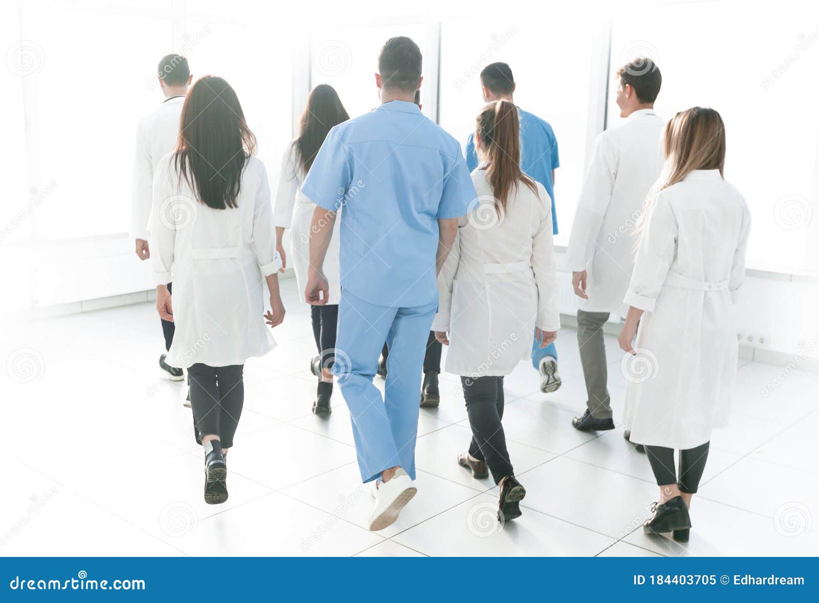 Group Scientist Back View Stock Photos - Free & Royalty-Free Stock ...