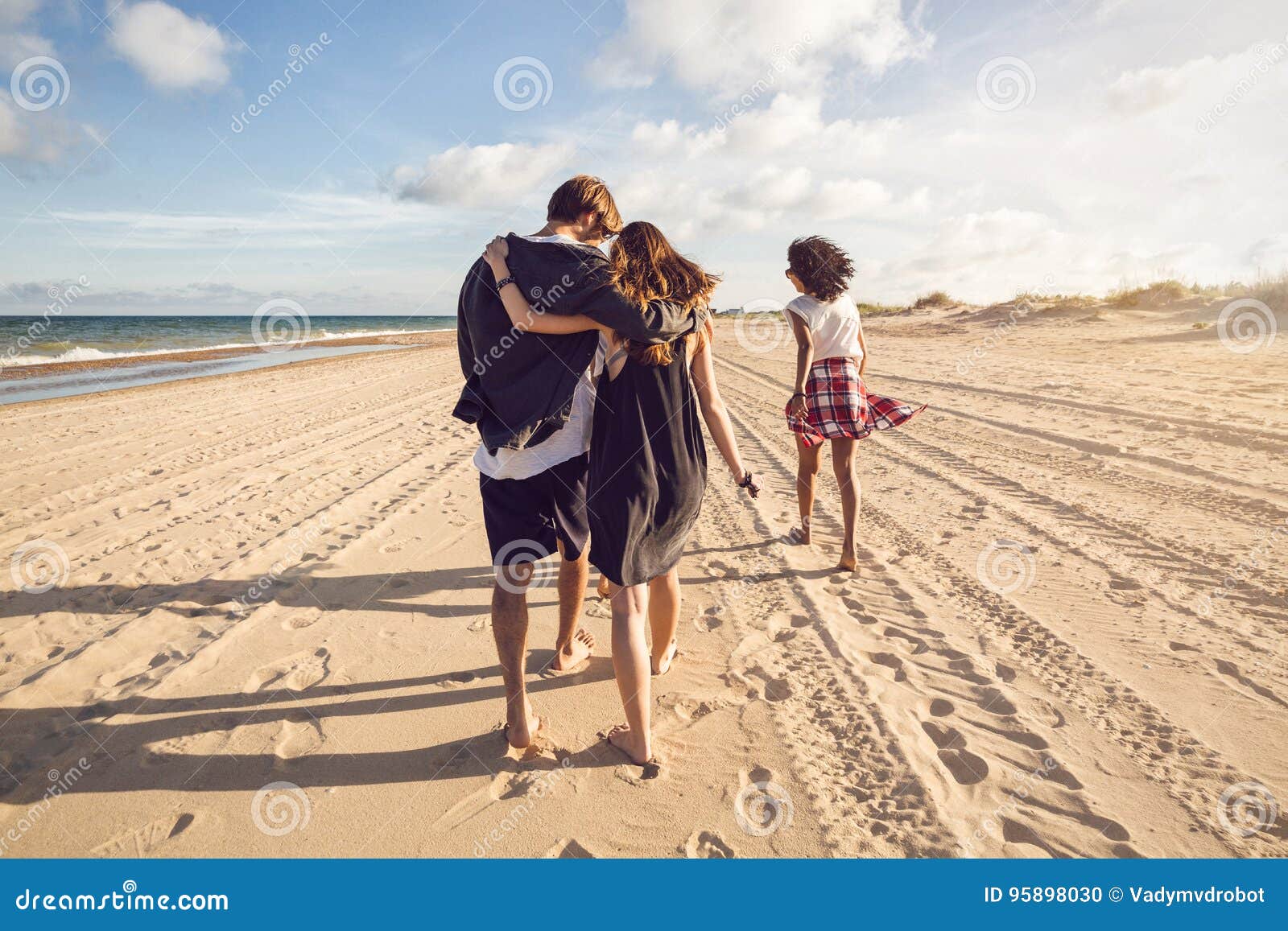 Two People Walking Together