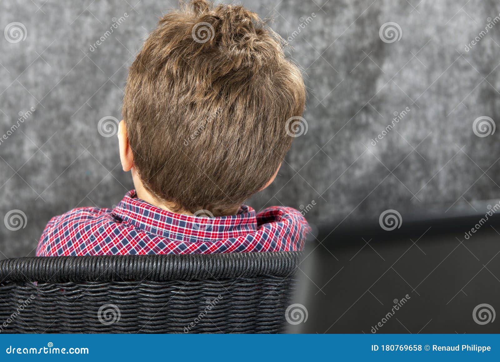 Back View of Head of Young Boy Stock Photo - Image of head, back: 180769658