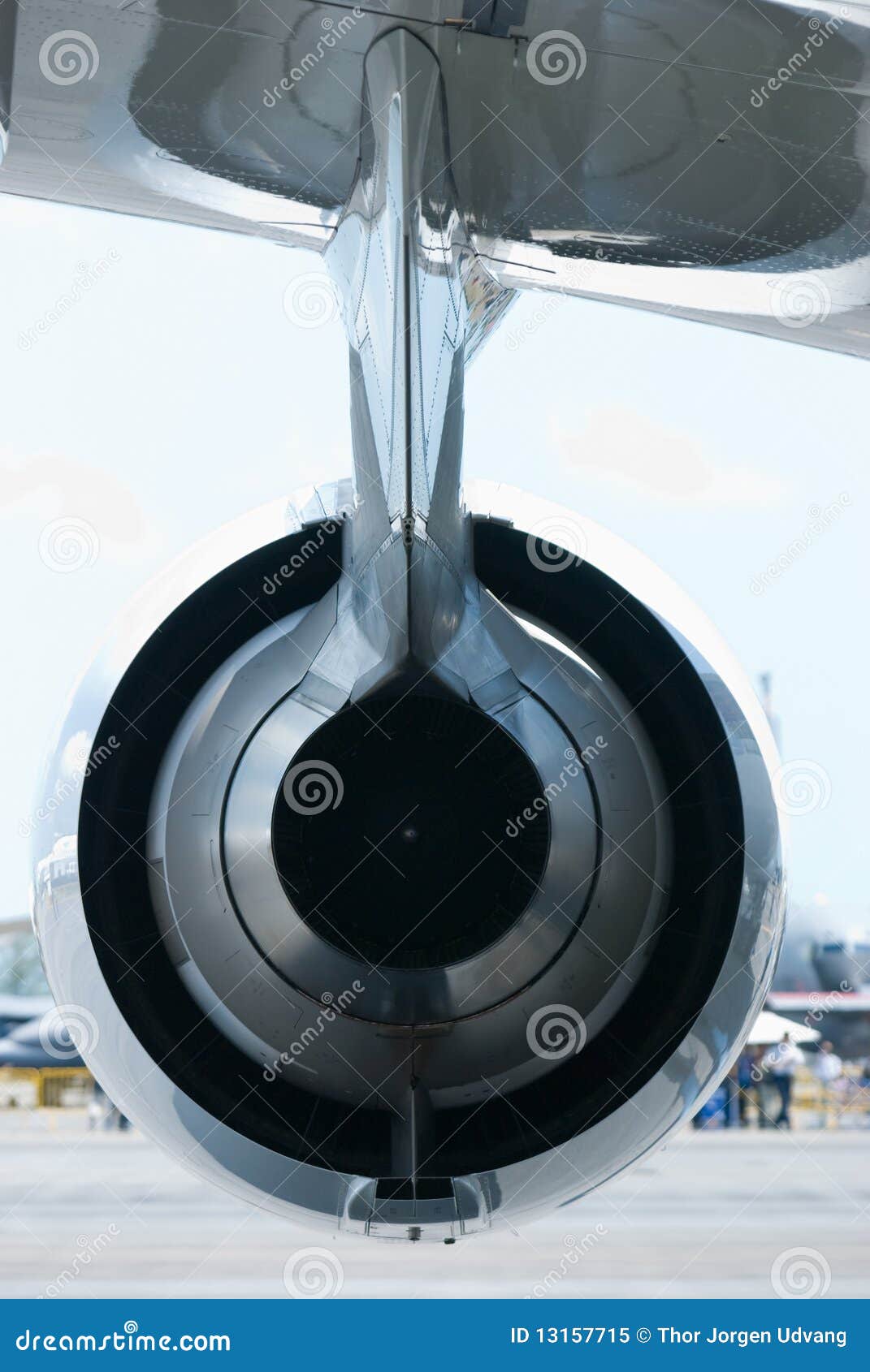 Back view of a jet engine stock image. Image of gray - 13157715