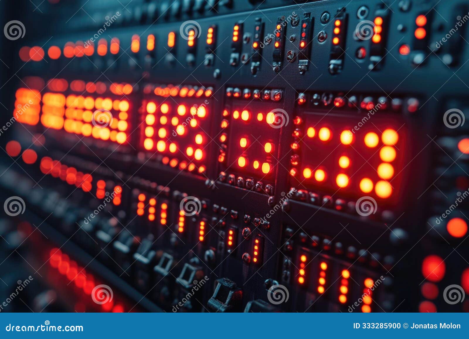 Back View of LED Monitor: Texture, Power and Data Inputs Outputs, Stock ...