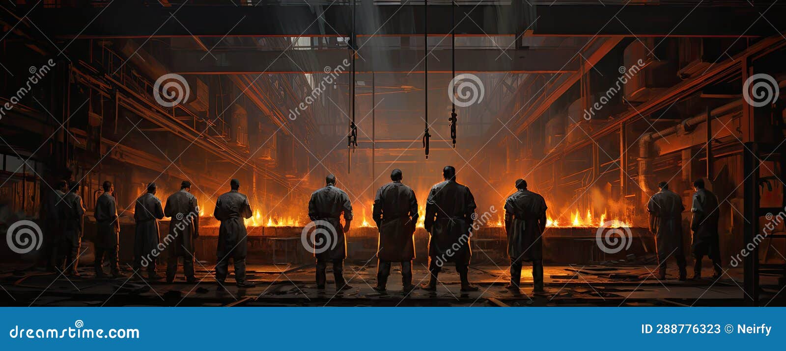 Back view of male workers stock illustration. Illustration of scientist ...
