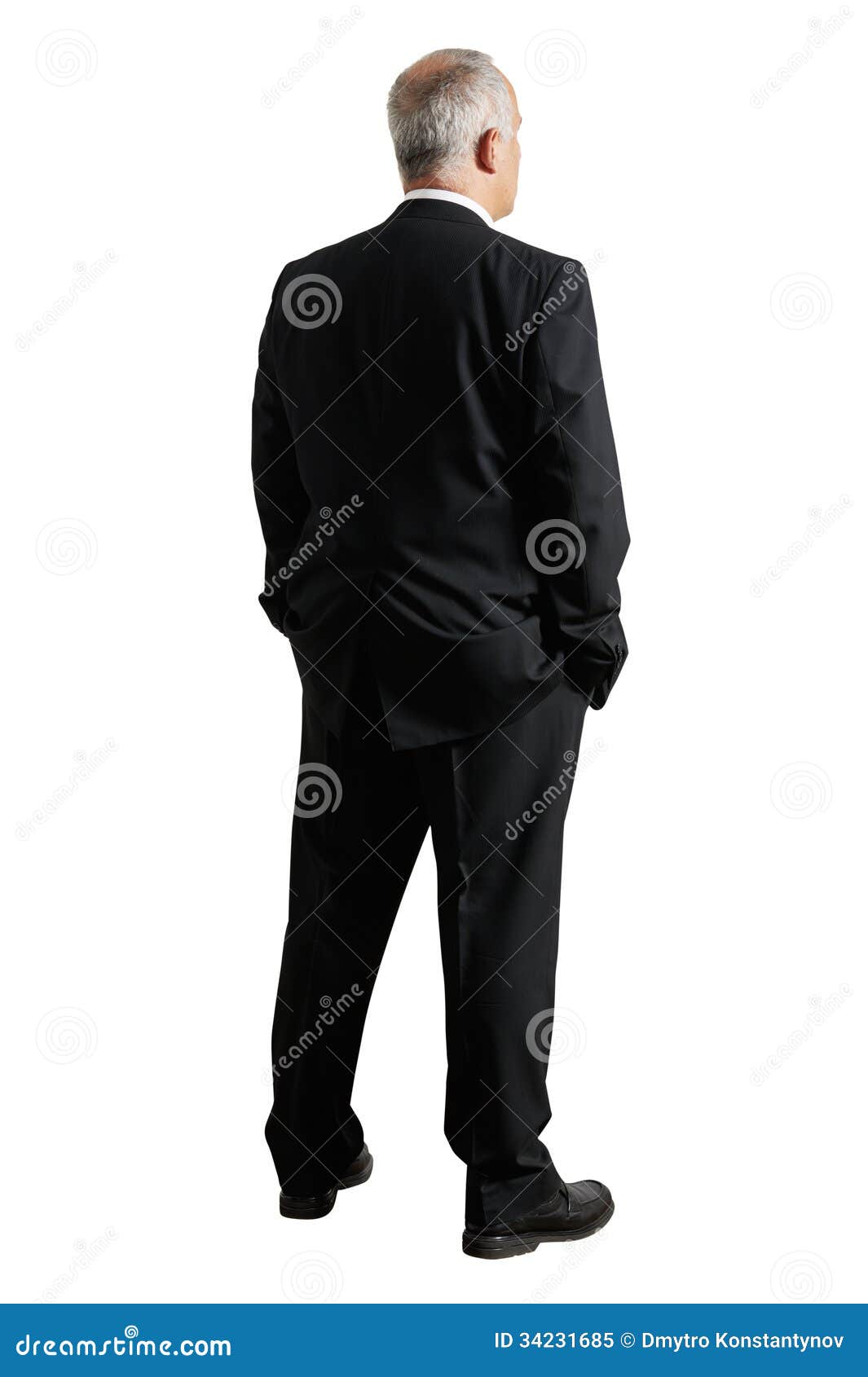 Back View Of Mature Businessman Royalty Free Stock Photo - Image: 34231685